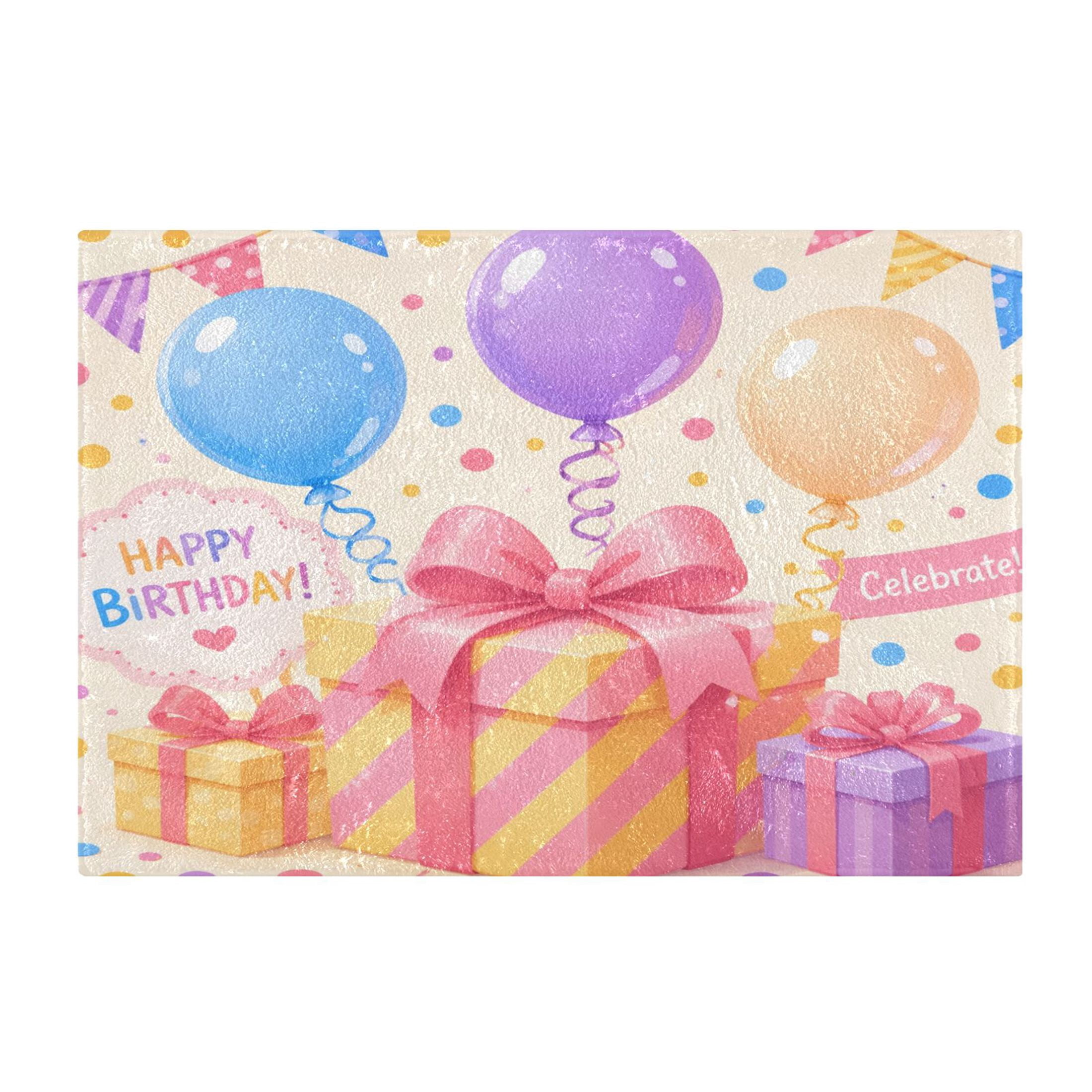 Bathroom Plush Absorbent Mat Single Square Pad 16x24Inches Bath Mat ...