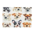 Bathroom Plush Absorbent Mat Single Square Pad 16x24Inches Bath Mat ...