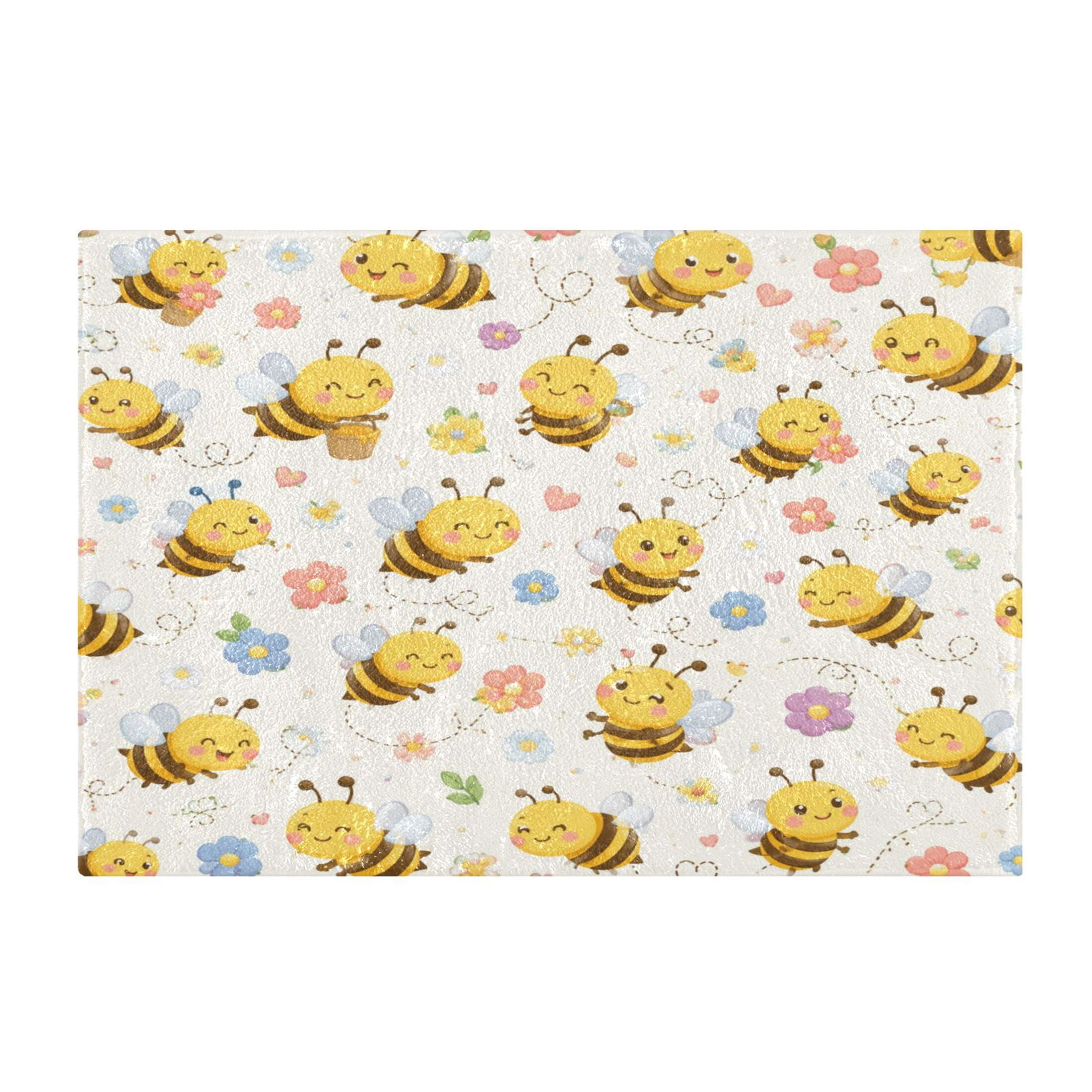 Bathroom Plush Absorbent Mat Single Square Pad 16x24Inches Bath Mat ...