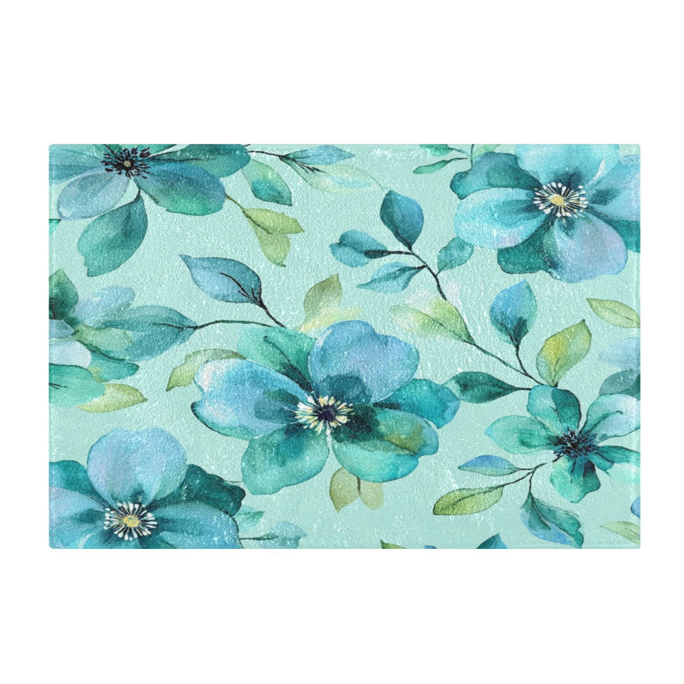 Bathroom Plush Absorbent Mat Single Square Pad 16x24Inches Bath Mat ...