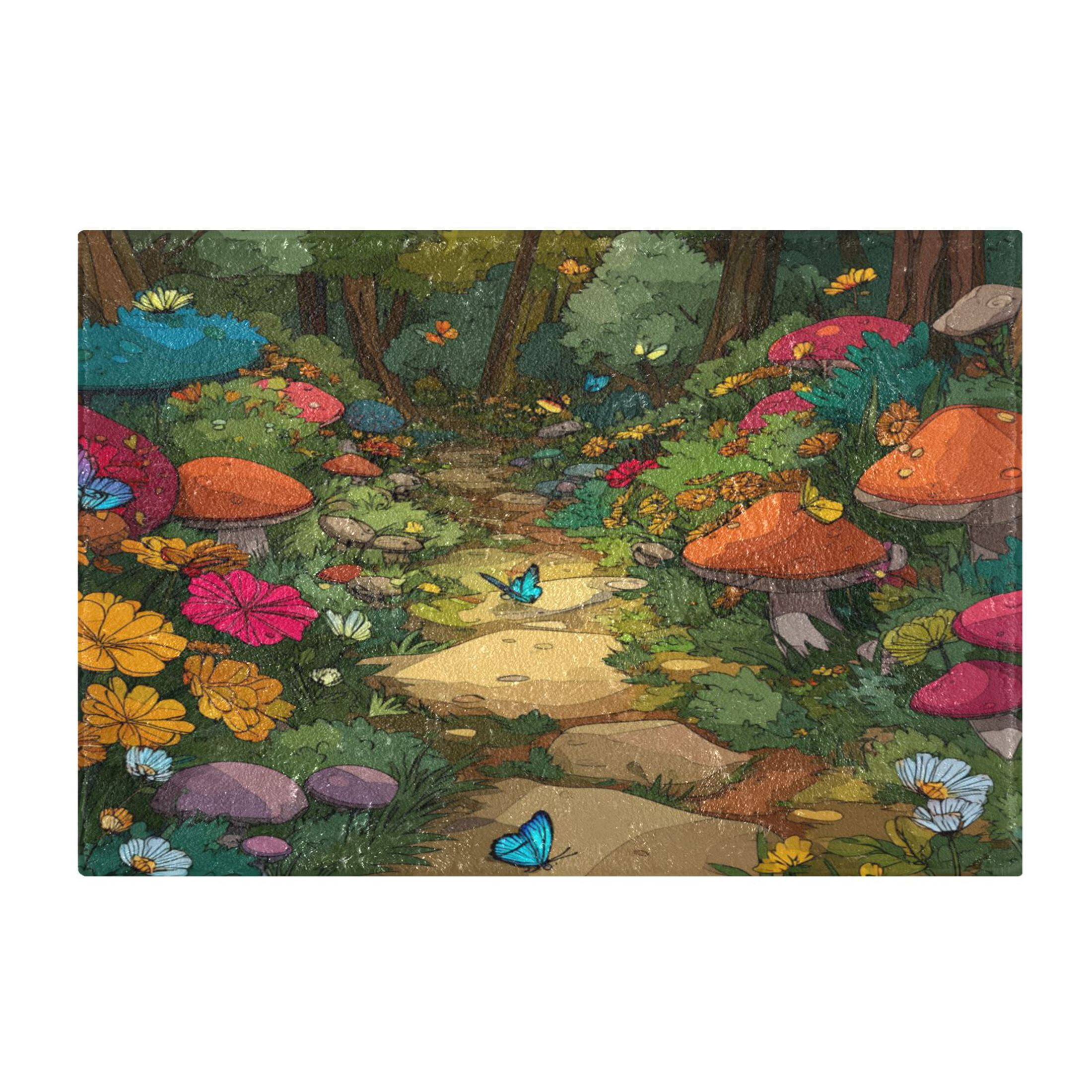 Bathroom Plush Absorbent Mat Single Square Pad 16x24Inches Bath Mat ...