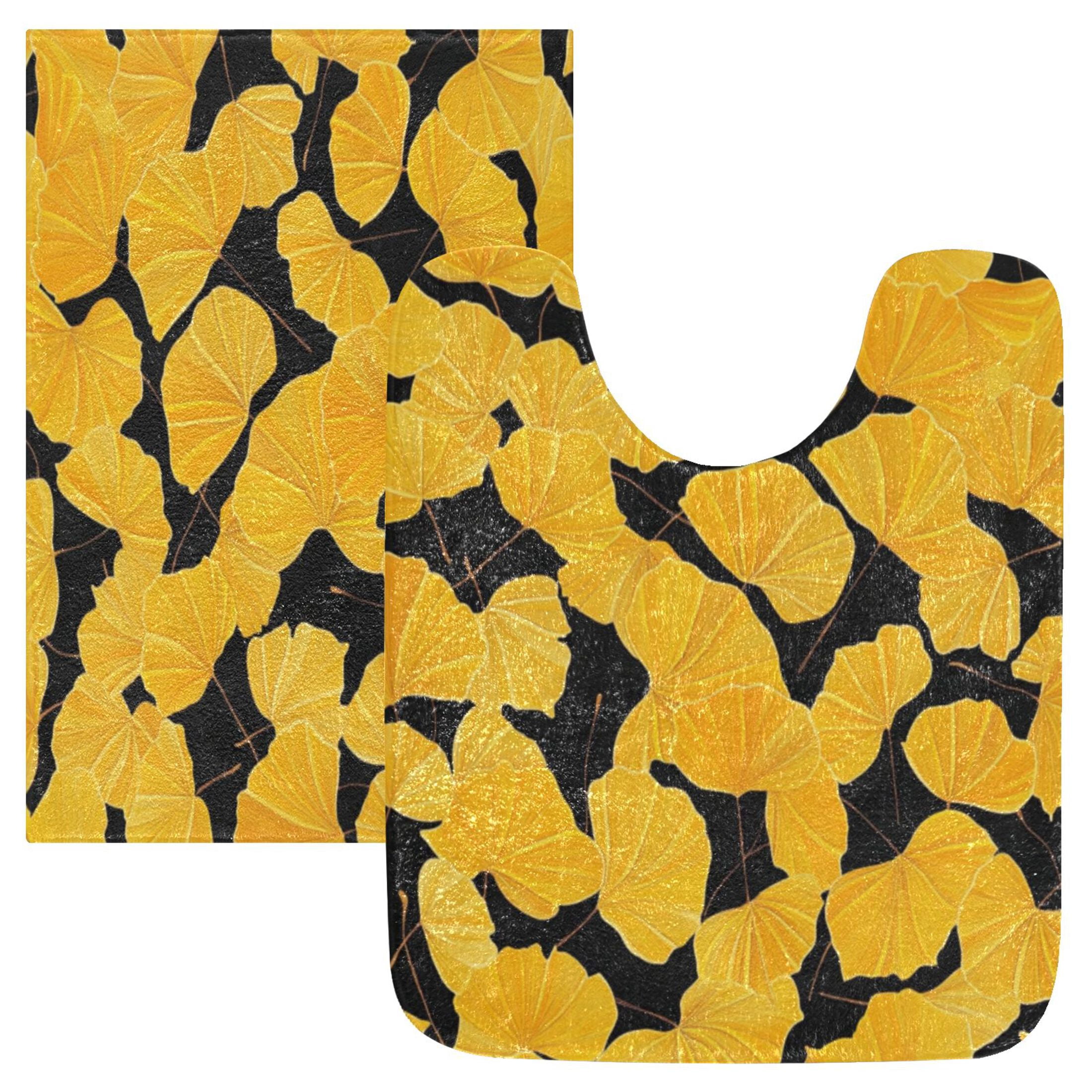 Bathroom Plush Absorbent Mat Single Square Pad 16x24Inches Bath Mat ...