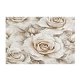 Bathroom Plush Absorbent Mat Single Square Pad 16x24Inches Bath Mat ...