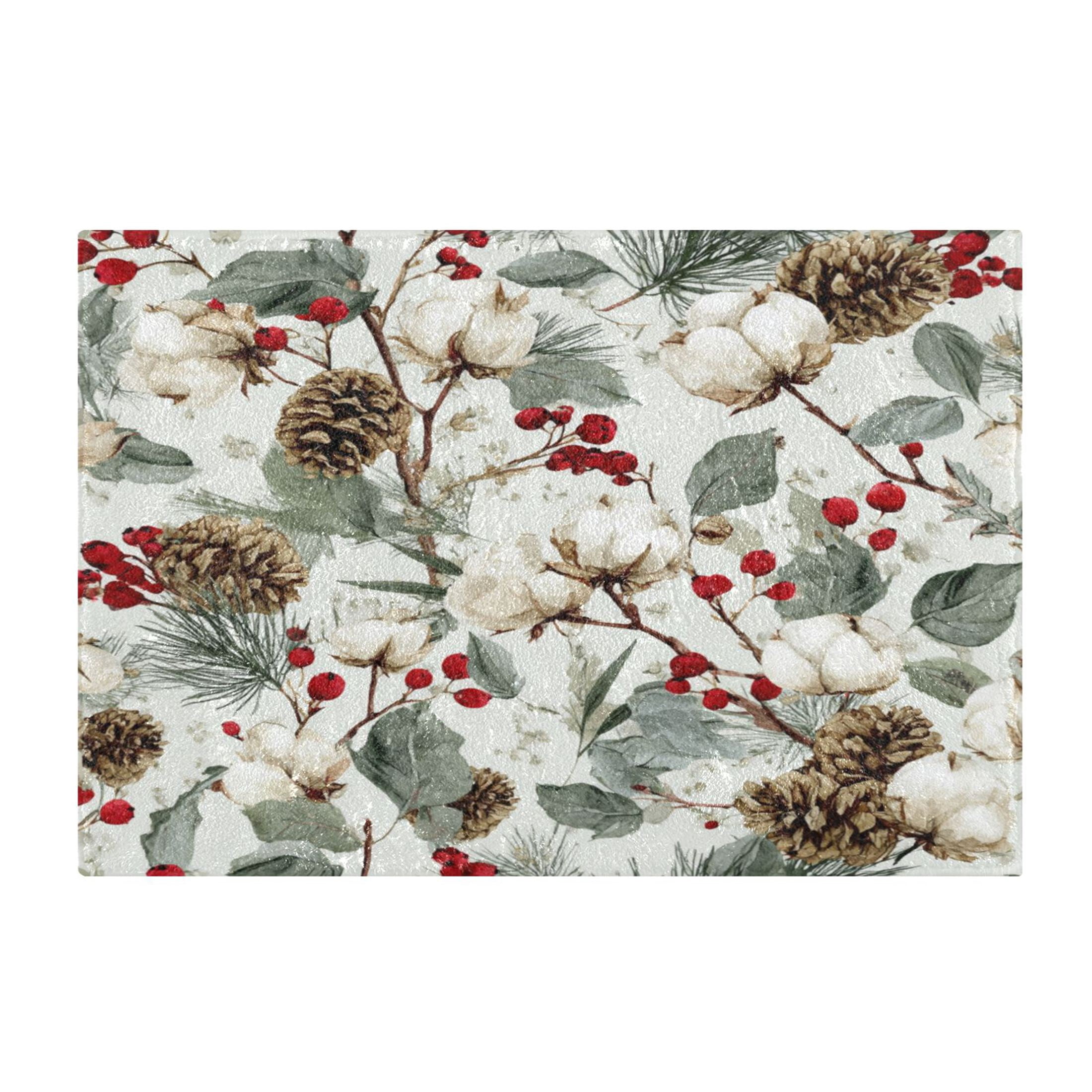 Bathroom Plush Absorbent Mat Single Square Pad 16x24Inches Bath Mat ...