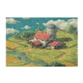 Bathroom Plush Absorbent Mat Single Square Pad 16x24Inches Bath Mat ...