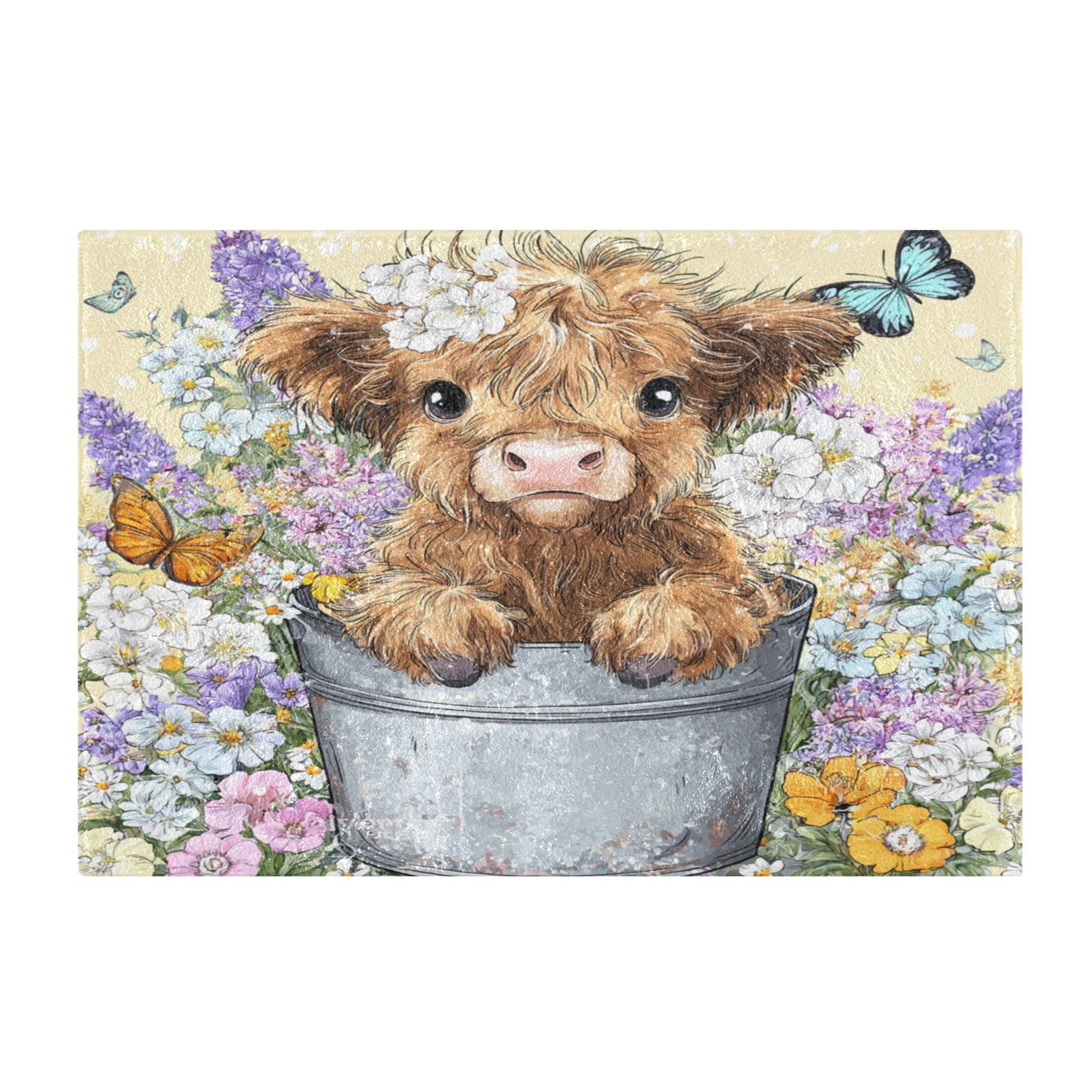 Bathroom Plush Absorbent Mat Single Square Pad 16x24Inches Bath Mat ...