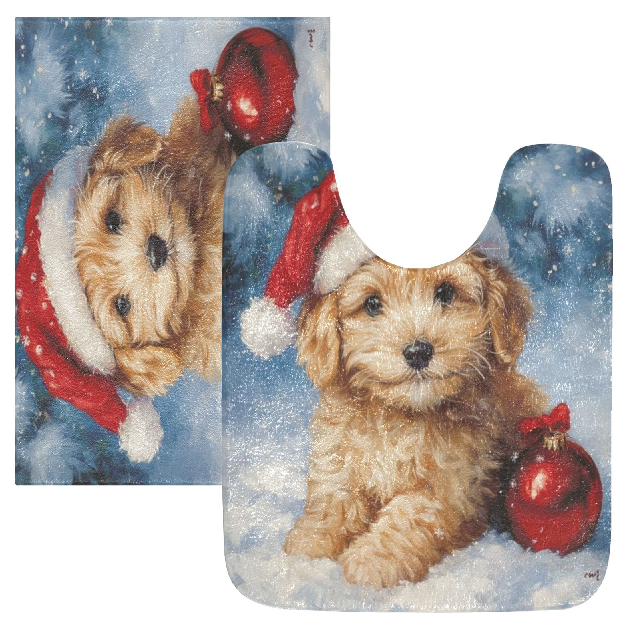 Bathroom Plush Absorbent Mat Single Square Pad 16x24Inches Bath Mat ...