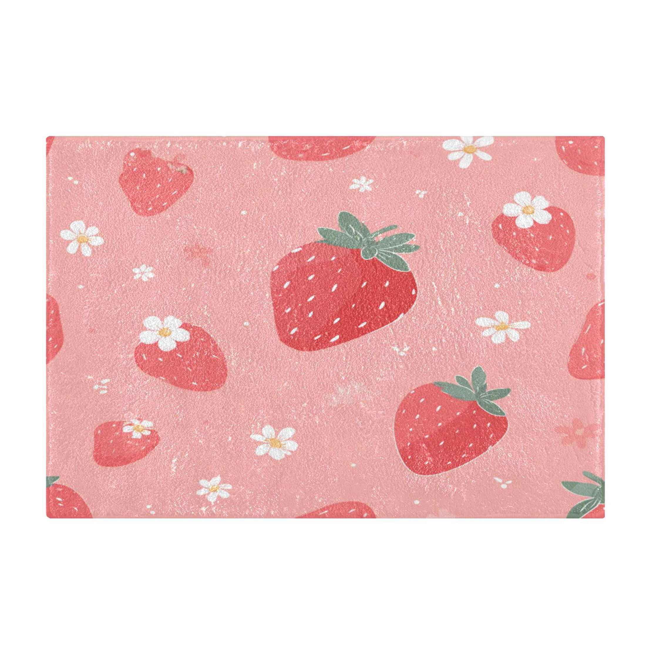 Bathroom Plush Absorbent Mat Single Square Pad 16x24Inches Bath Mat ...