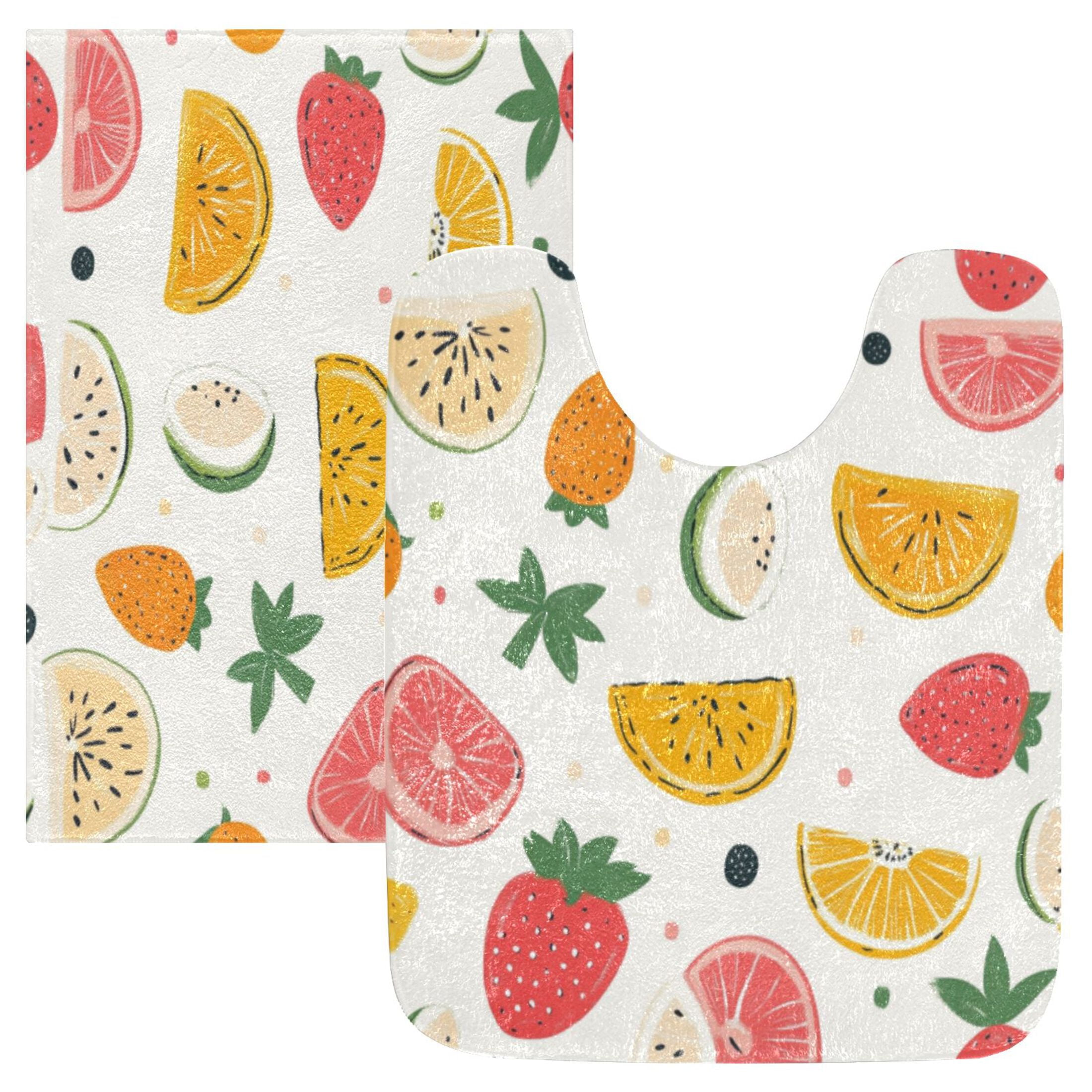 Bathroom Plush Absorbent Mat Single Square Pad 16x24Inches Bath Mat ...