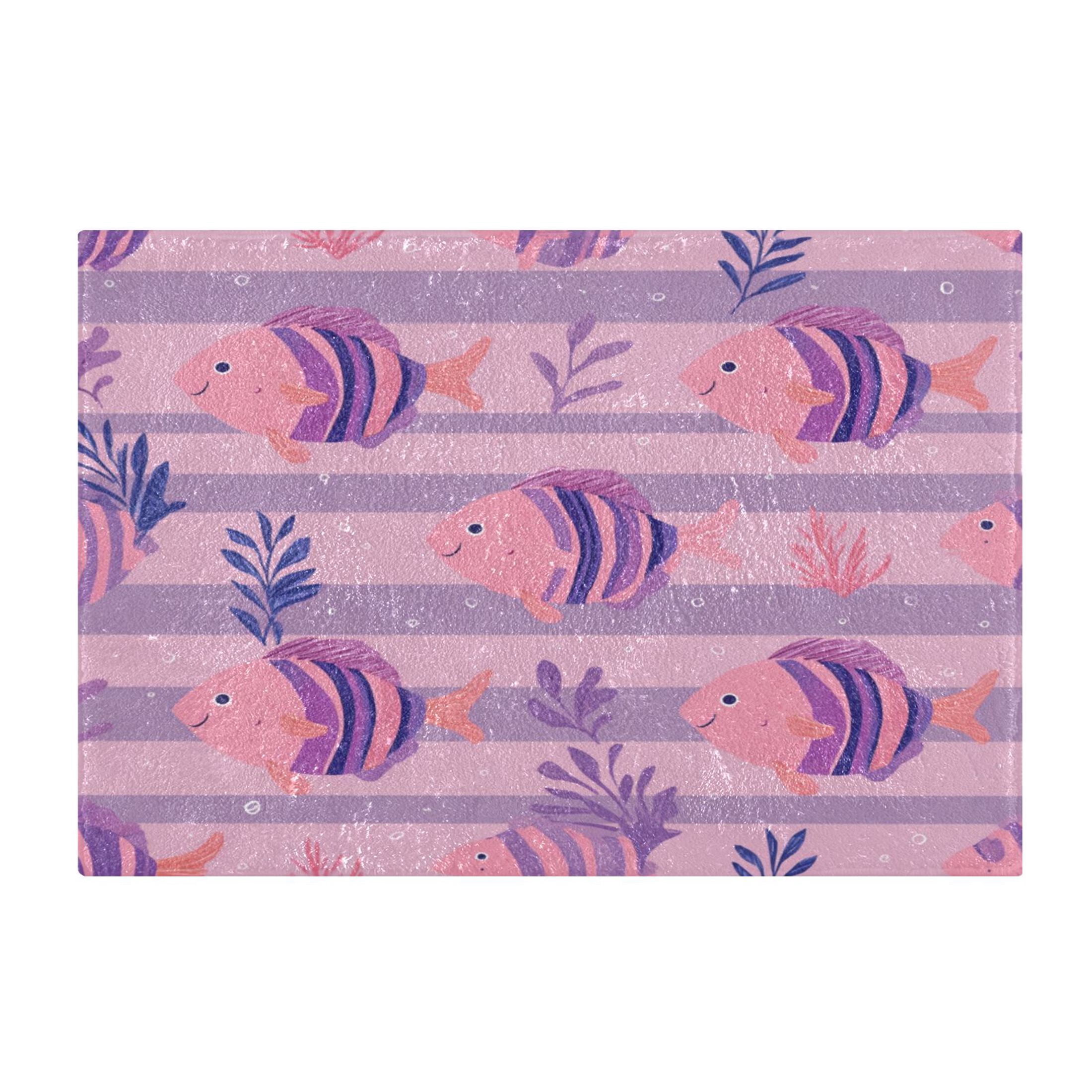Bathroom Plush Absorbent Mat Single Square Pad 16x24Inches Bath Mat ...