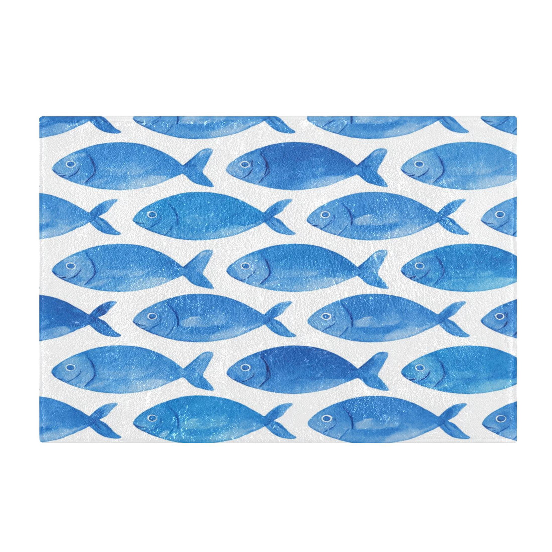 Bathroom Plush Absorbent Mat Single Square Pad 16x24Inches Bath Mat ...