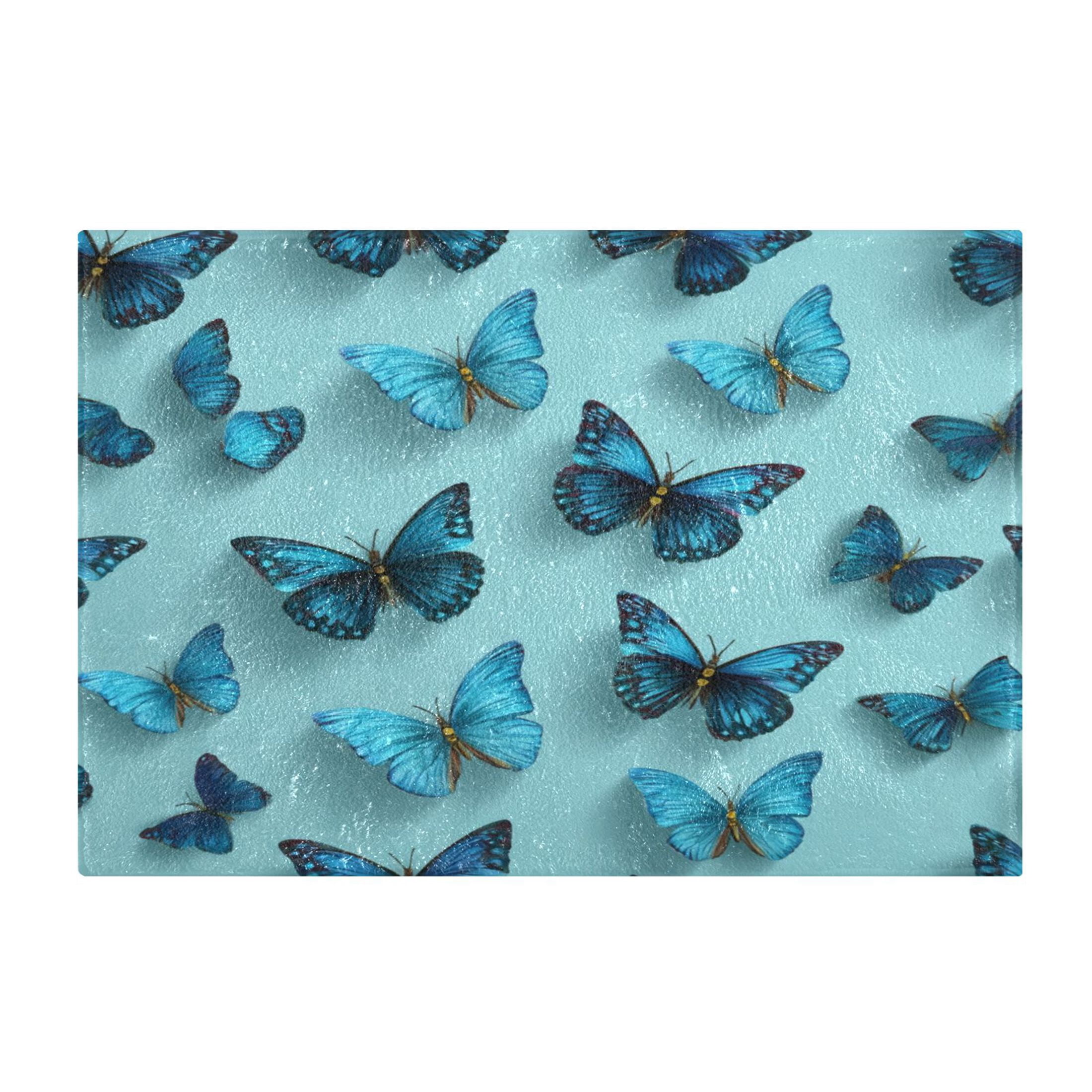 Bathroom Plush Absorbent Mat Single Square Pad 16x24Inches Bath Mat ...