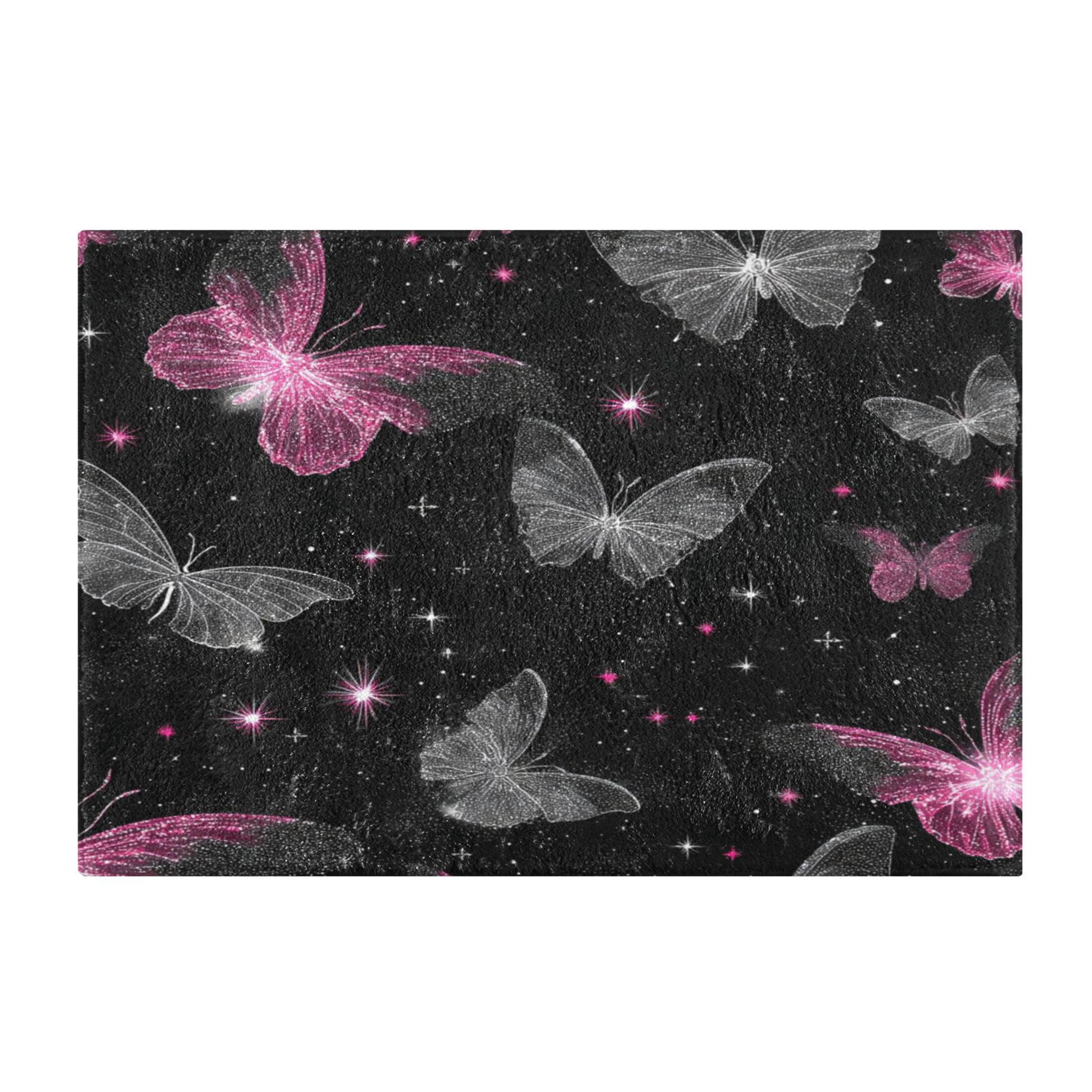 Bathroom Plush Absorbent Mat Single Square Pad 16x24Inches Bath Mat ...