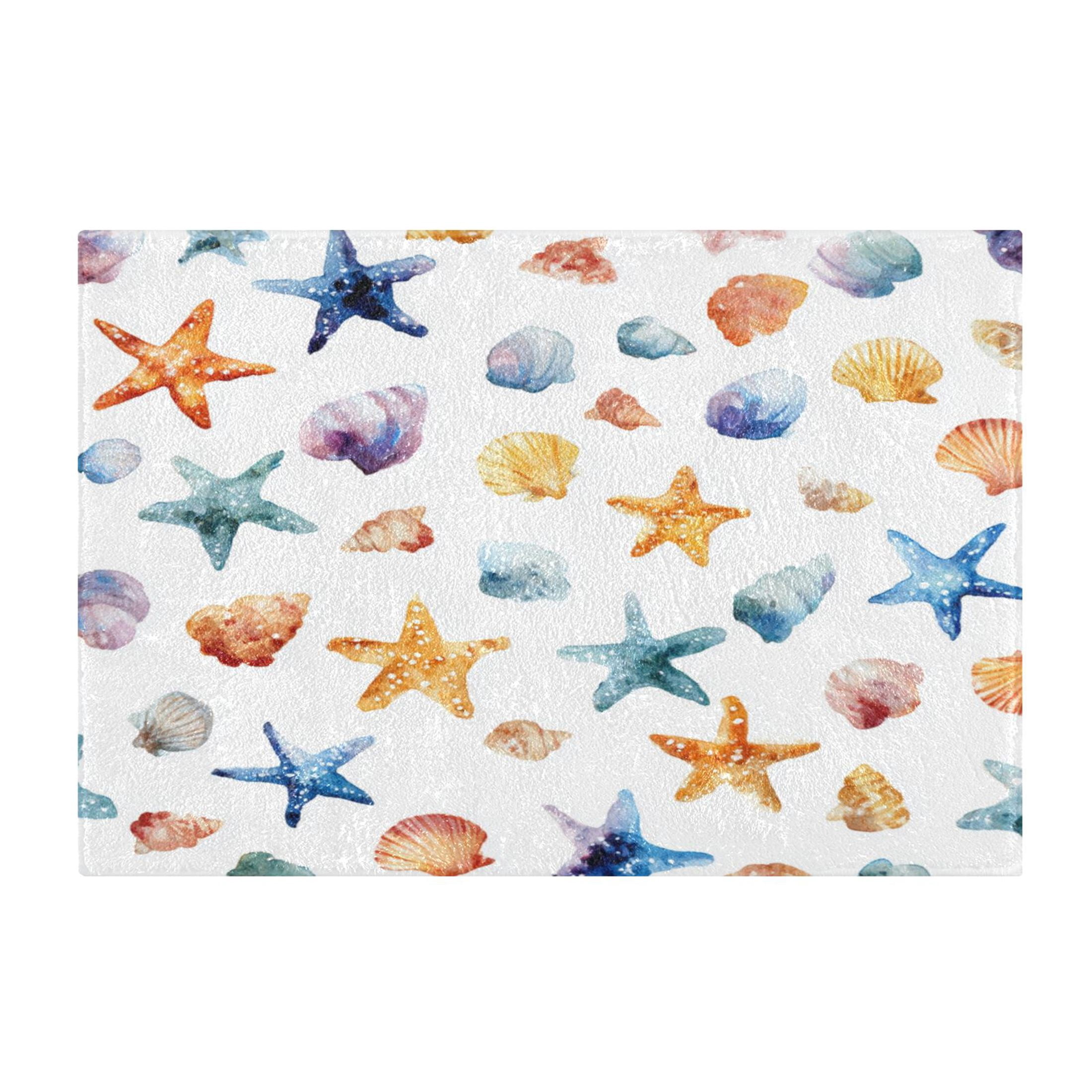 Bathroom Plush Absorbent Mat Single Square Pad 16x24Inches Bath Mat ...