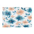 Bathroom Plush Absorbent Mat Single Square Pad 16x24Inches Bath Mat ...
