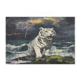 Bathroom Plush Absorbent Mat Single Square Pad 16x24Inches Bath Mat ...