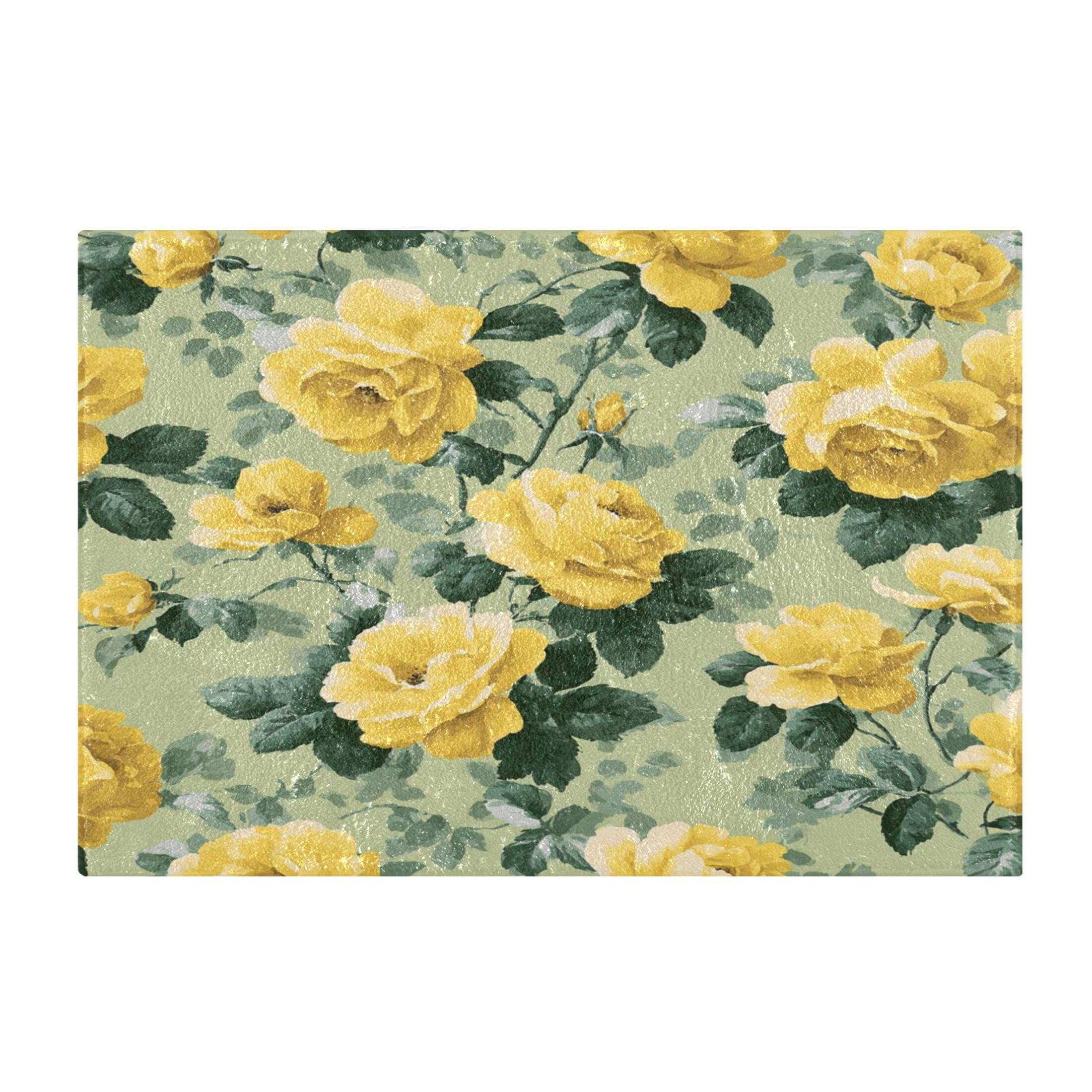 Bathroom Plush Absorbent Mat Single Square Pad 16x24Inches Bath Mat ...