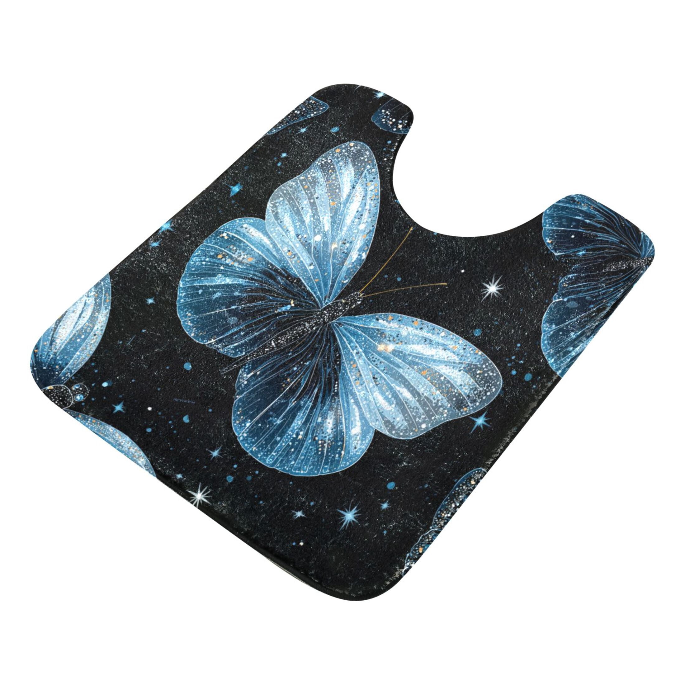Bathroom Plush Absorbent Mat Single U-pad 20x24 Inches Bath Mat Fluffy ...