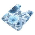 Bathroom Plush Absorbent Mat Single U-pad 20x24 Inches Bath Mat Fluffy ...