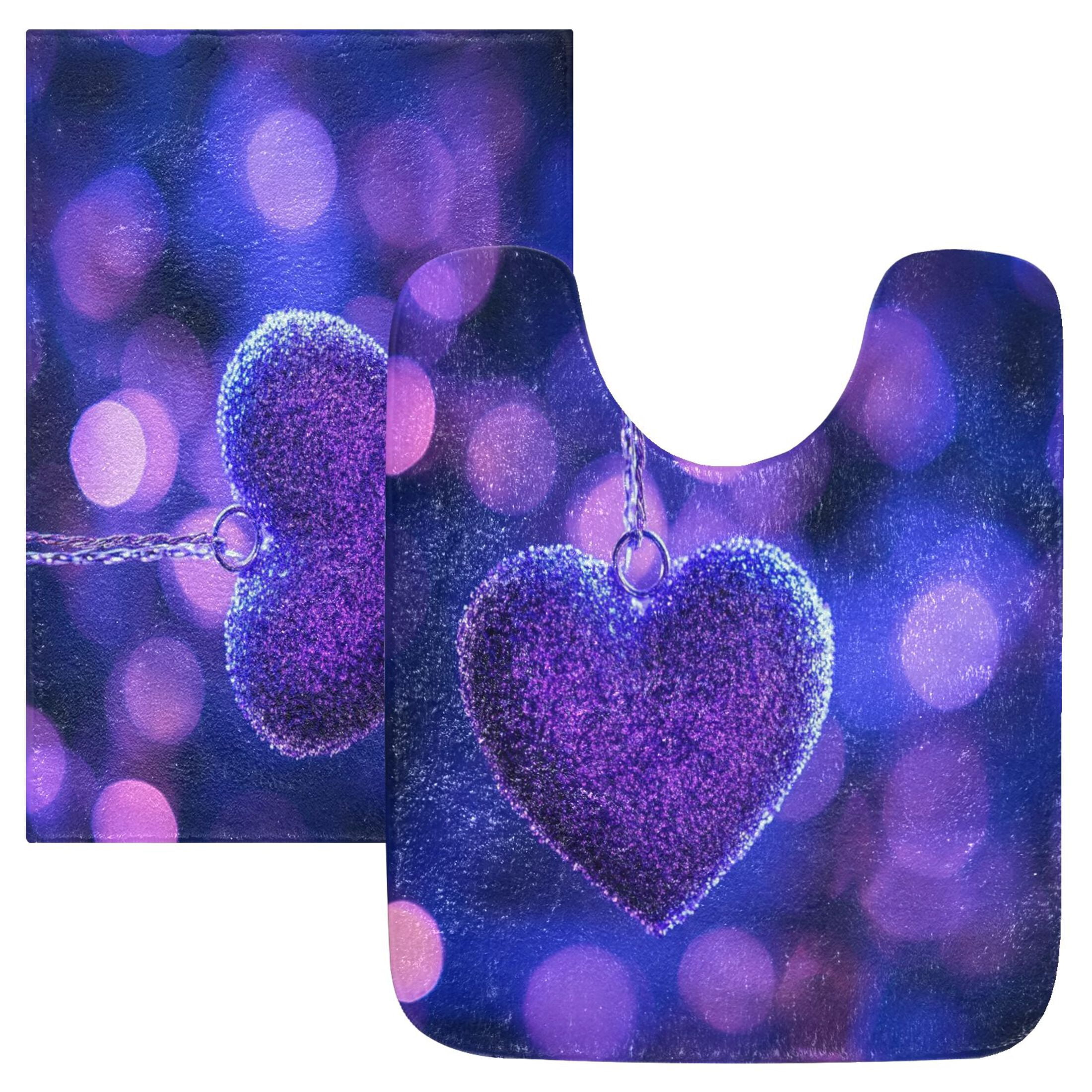 Bathroom Plush Absorbent Mat Single U-pad 20x24 Inches Bath Mat Fluffy ...