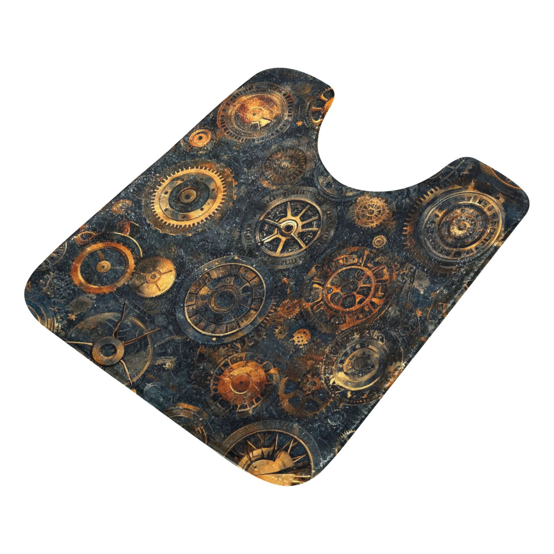 Bathroom Plush Absorbent Mat Single U-pad 20x24 Inches Bath Mat Fluffy ...
