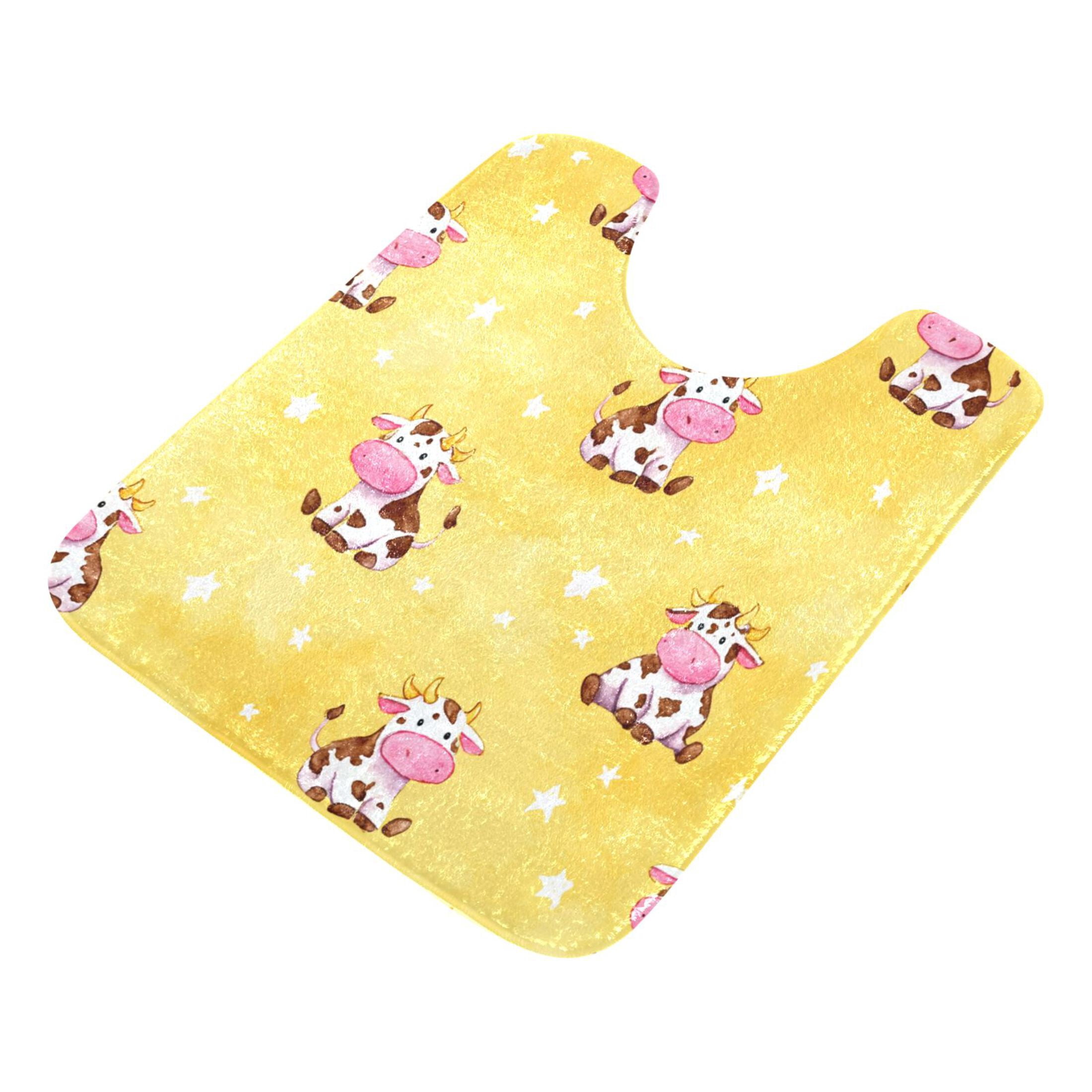 Bathroom Plush Absorbent Mat Single U-pad 20x24 Inches Bath Mat Fluffy ...
