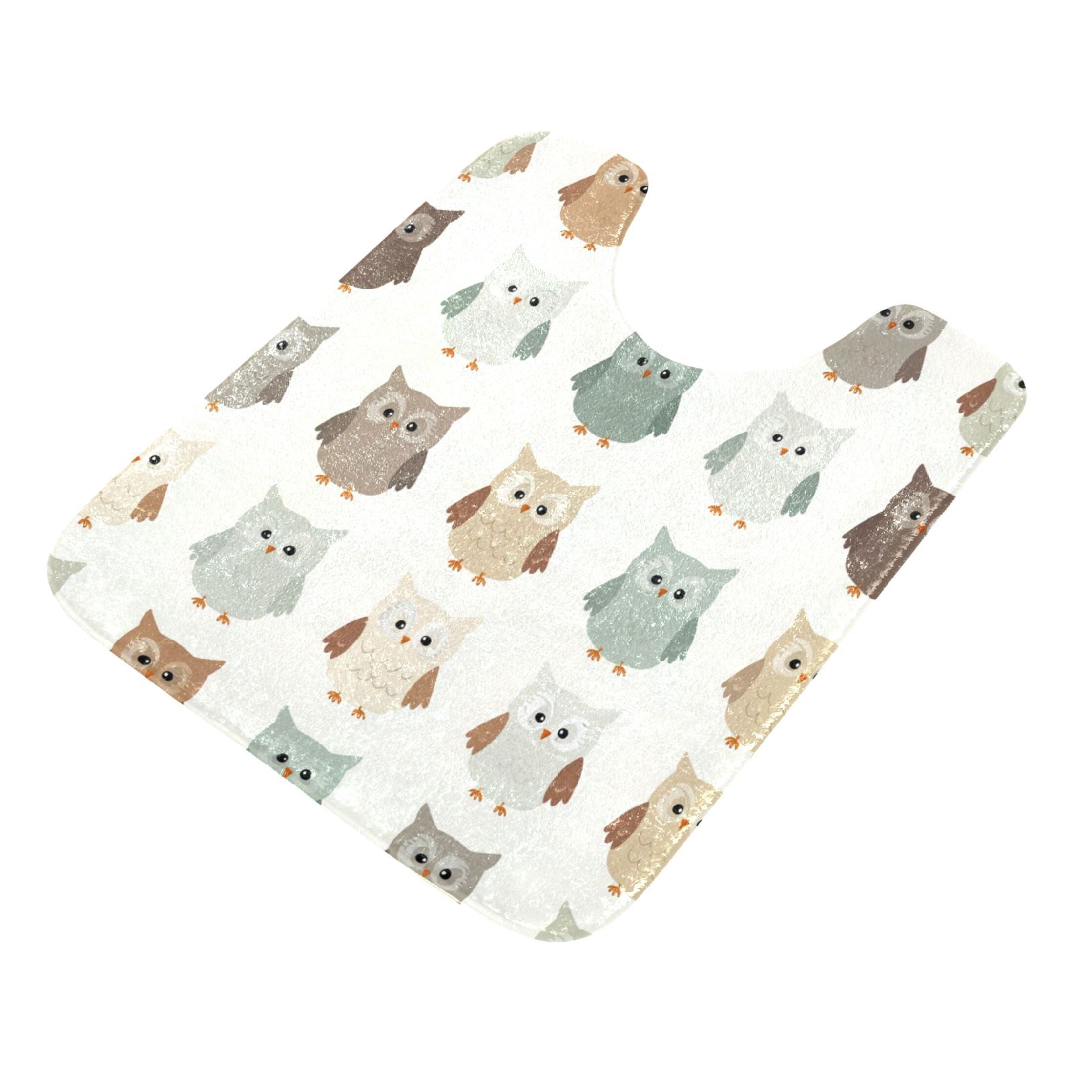 Bathroom Plush Absorbent Mat Single U-pad 20x24 Inches Bath Mat Fluffy ...