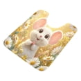 Bathroom Plush Absorbent Mat Single U-pad 20x24 Inches Bath Mat Fluffy ...