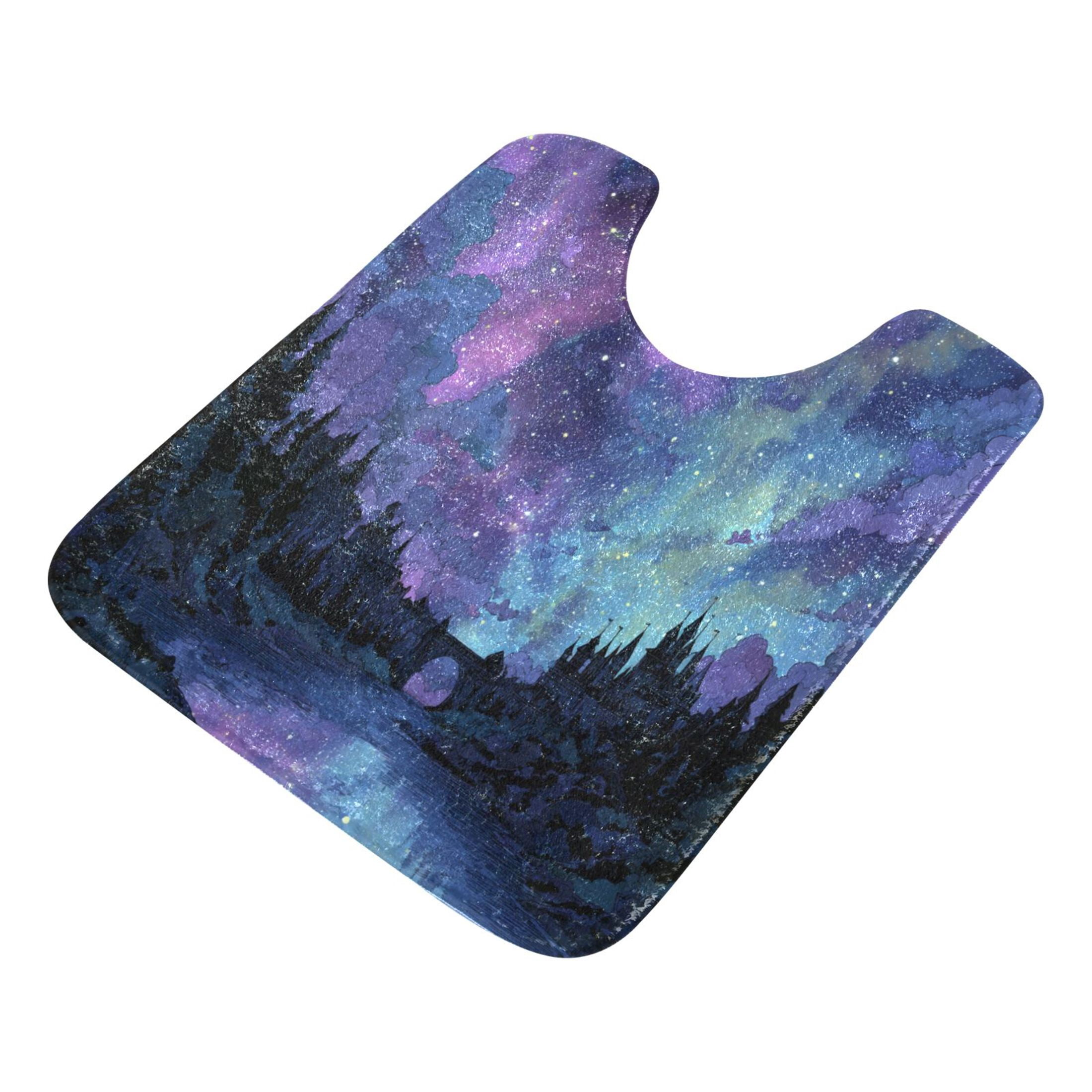 Bathroom Plush Absorbent Mat Single U-pad 20x24 Inches Bath Mat Fluffy ...