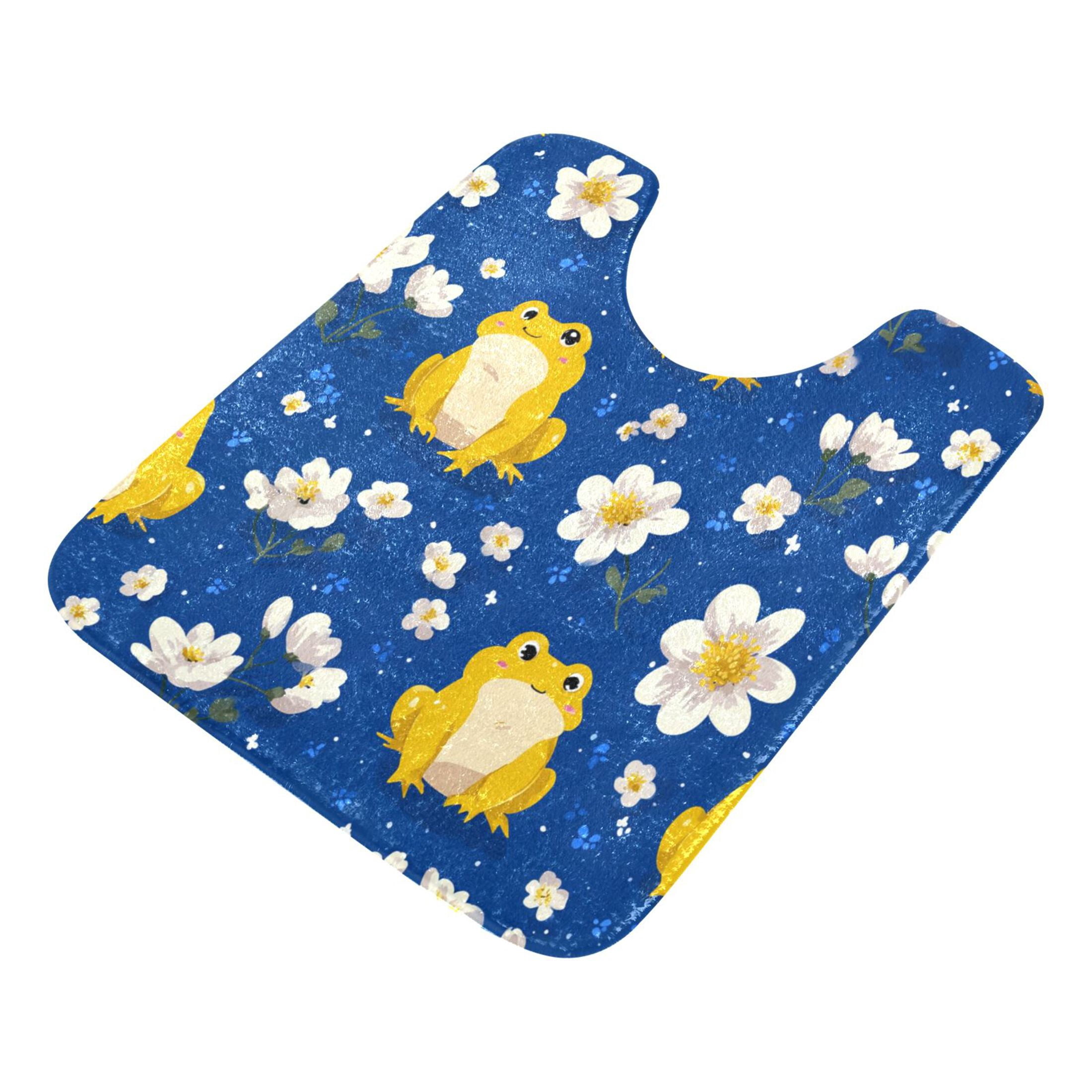 Bathroom Plush Absorbent Mat Single U-pad 20x24 Inches Bath Mat Fluffy ...