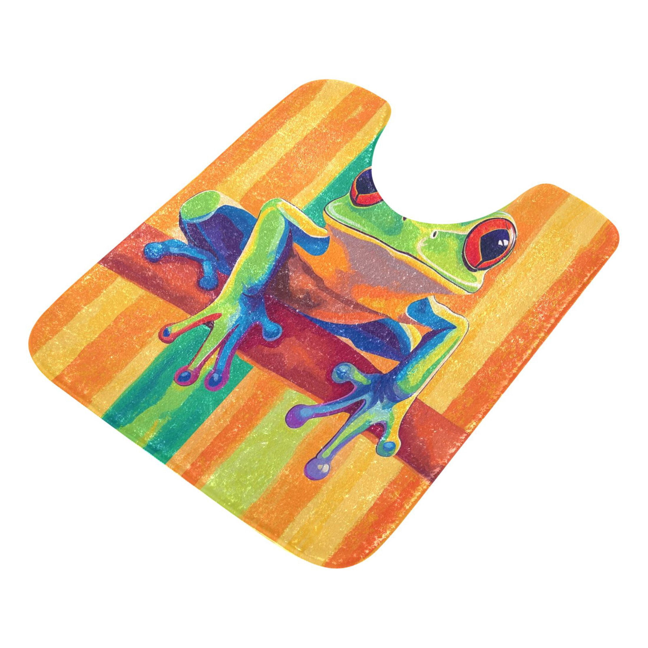 Bathroom Plush Absorbent Mat Single U-pad 20x24 Inches Bath Mat Fluffy ...