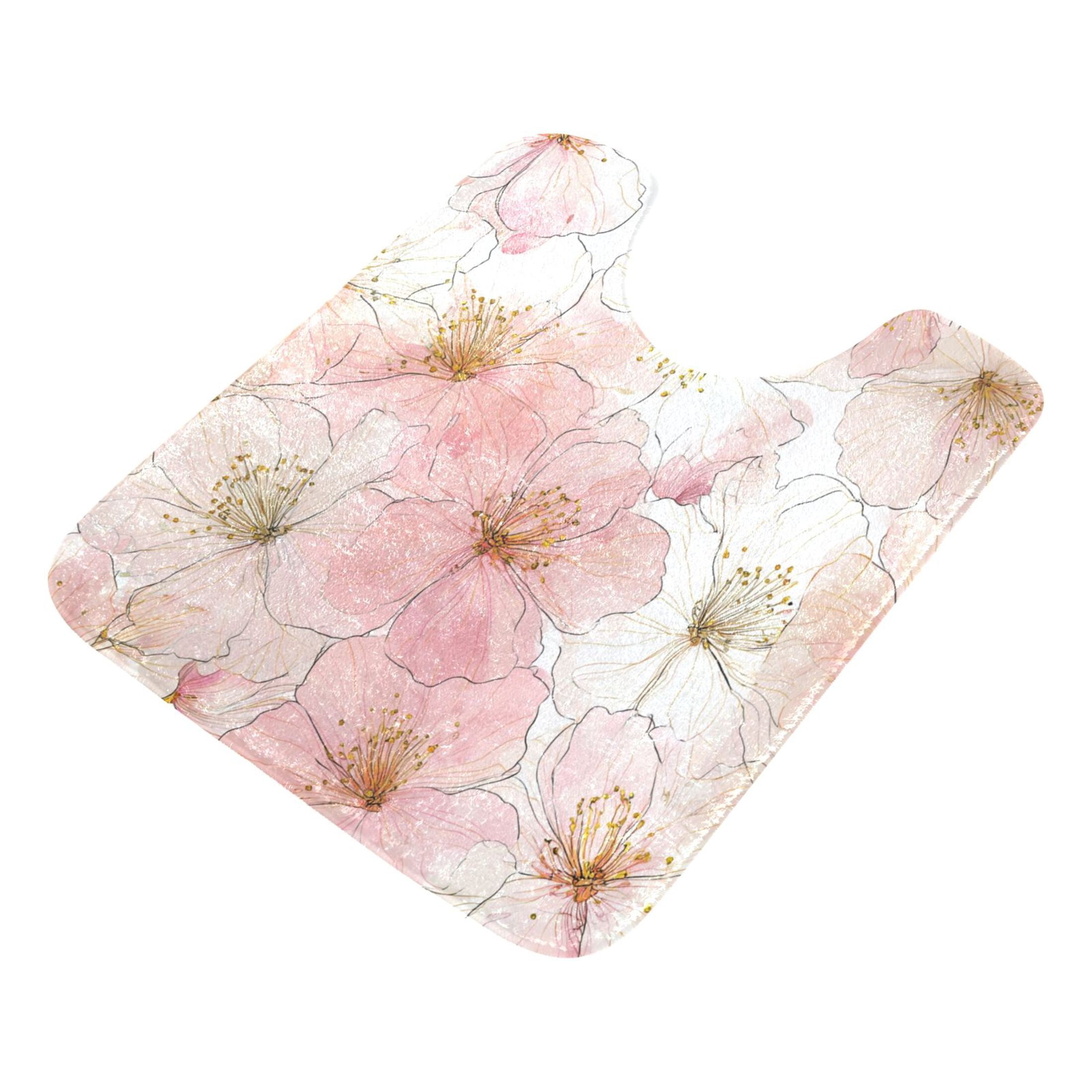 Bathroom Plush Absorbent Mat Single U-pad 20x24 Inches Bath Mat Fluffy ...
