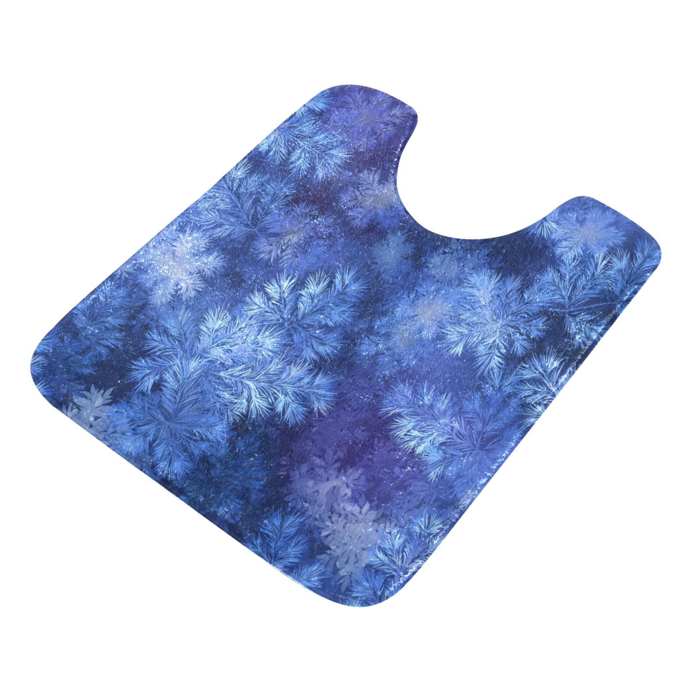 Bathroom Plush Absorbent Mat Single U-pad 20x24 Inches Bath Mat Fluffy ...