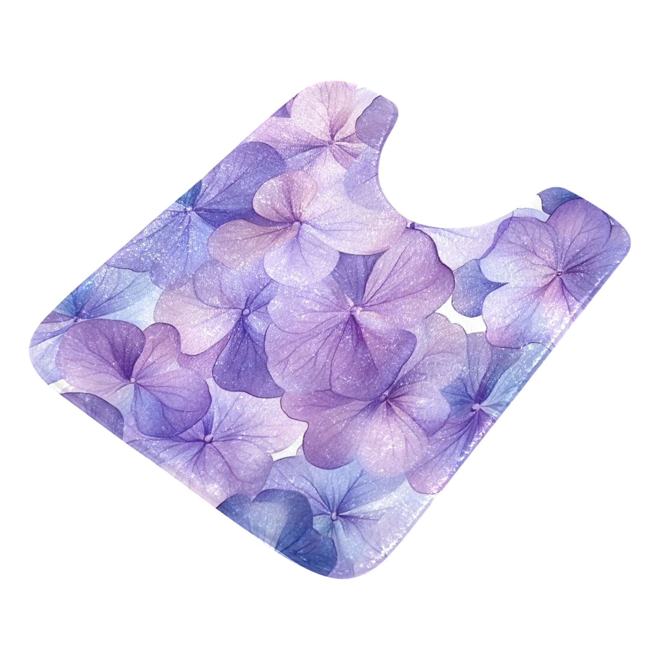 Bathroom Plush Absorbent Mat Single U-pad 20x24 Inches Bath Mat Fluffy ...