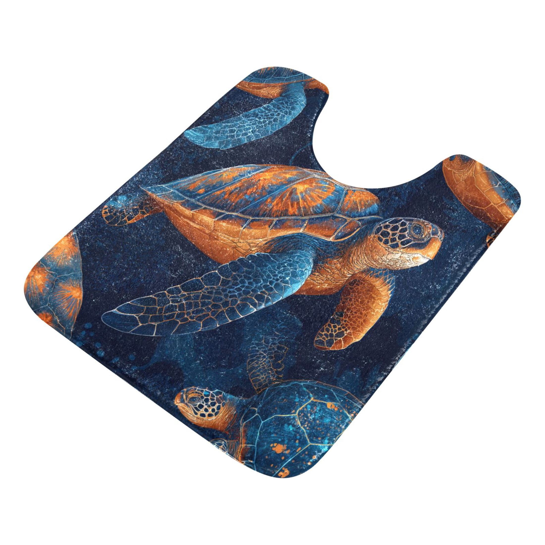 Bathroom Plush Absorbent Mat Single U-pad 20x24 Inches Bath Mat Fluffy ...