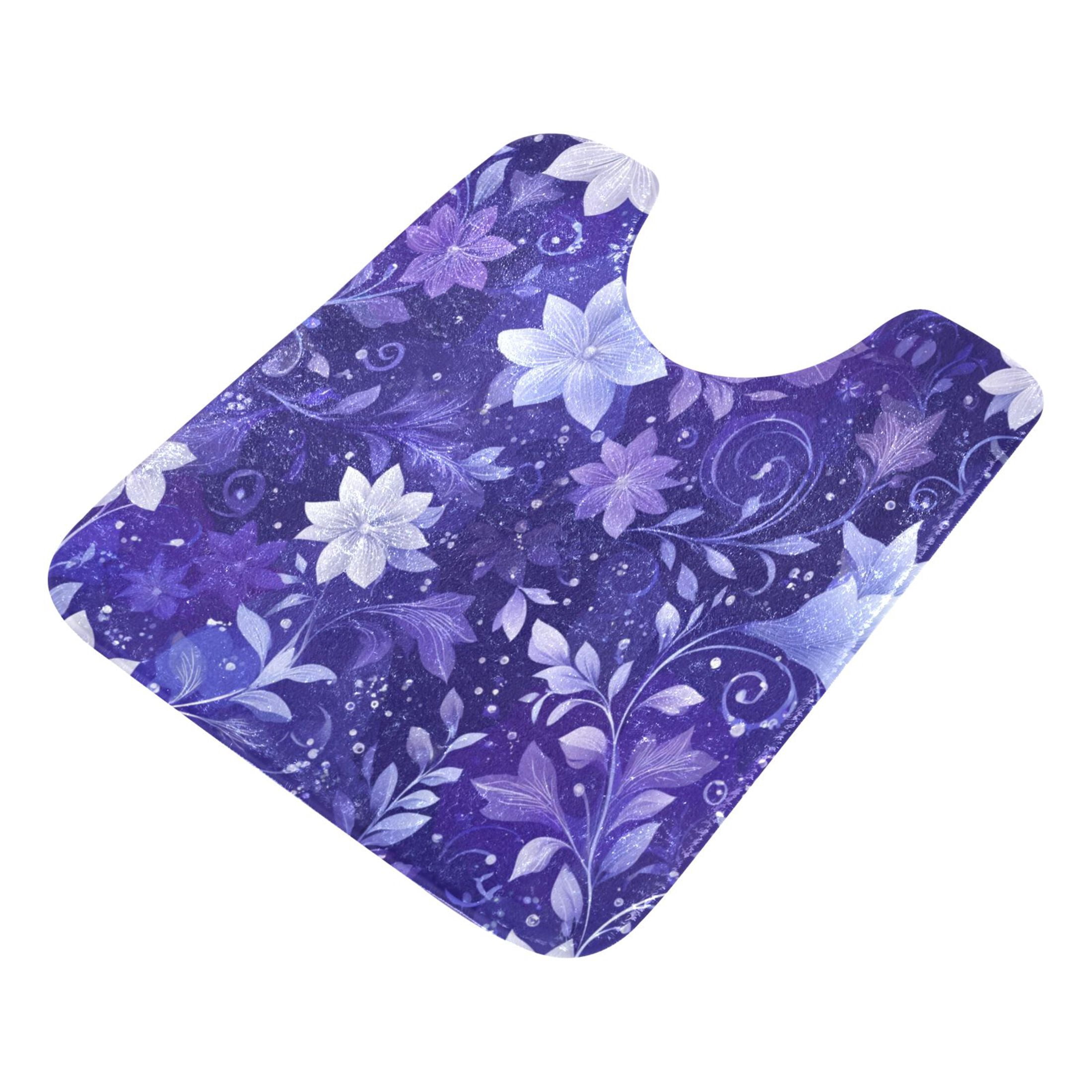 Bathroom Plush Absorbent Mat Single U-pad 20x24 Inches Bath Mat Fluffy ...