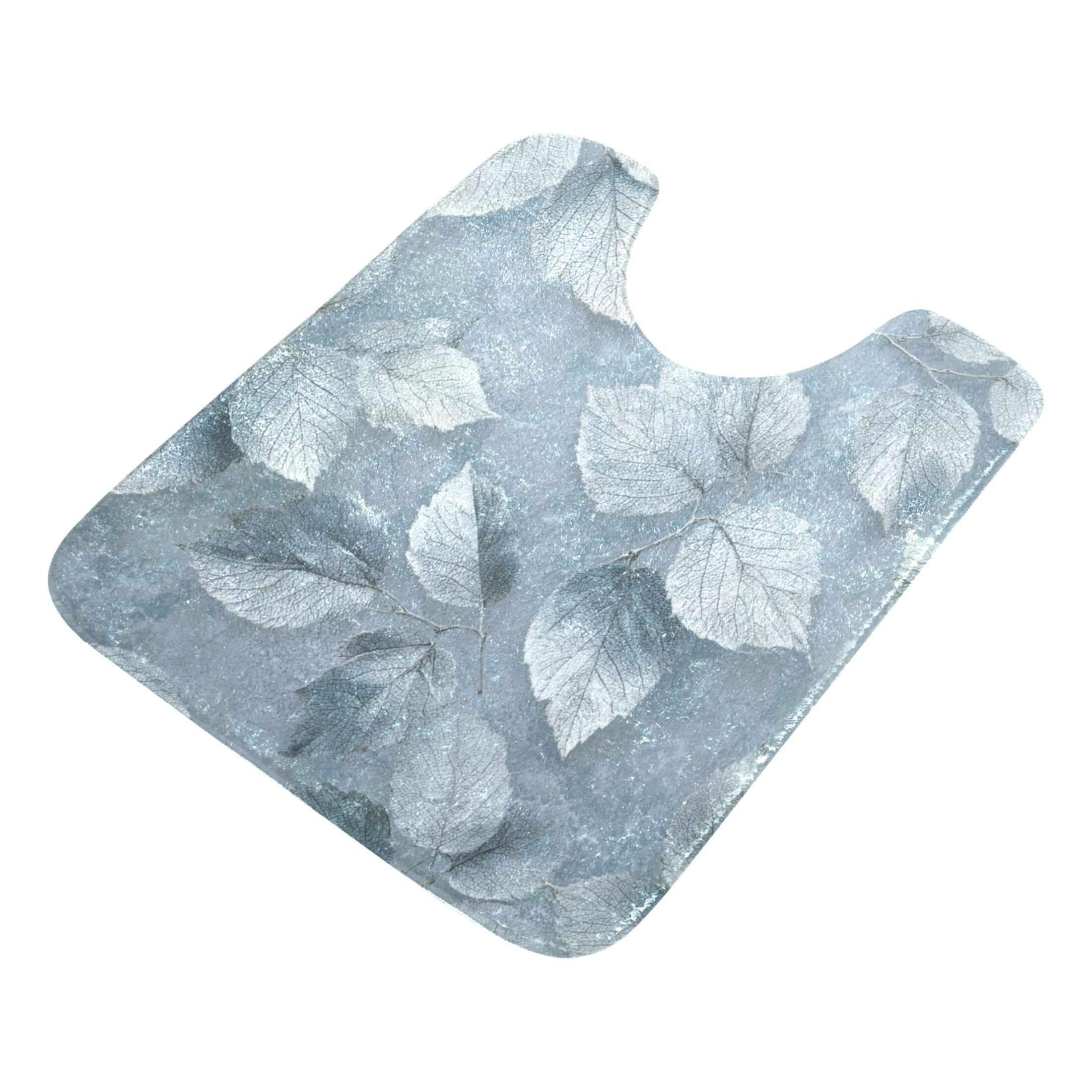 Bathroom Plush Absorbent Mat Single U-pad 20x24 Inches Bath Mat Fluffy ...
