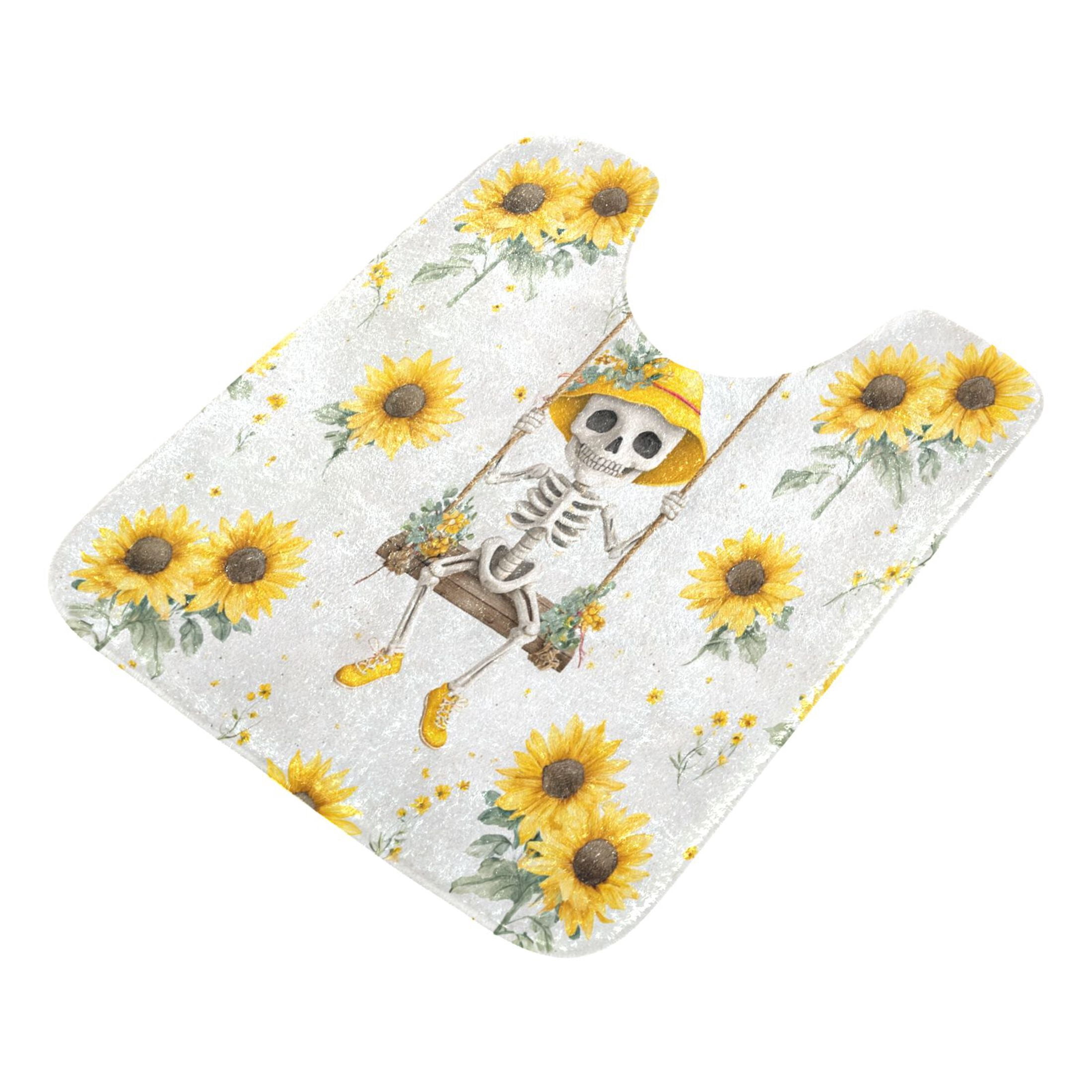 Bathroom Plush Absorbent Mat Single U-pad 20x24 Inches Bath Mat Fluffy ...