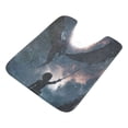 Bathroom Plush Absorbent Mat Single U-pad 20x24 Inches Bath Mat Fluffy ...