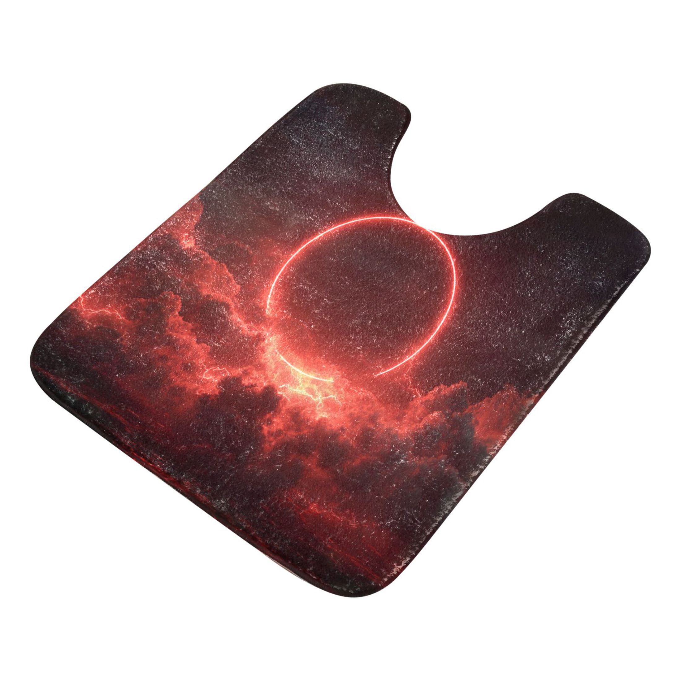Bathroom Plush Absorbent Mat Single U-pad 20x24 Inches Bath Mat Fluffy ...