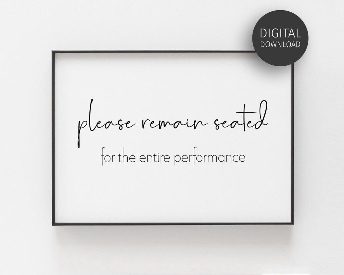 Bathroom Posters, Able Poster, Tet Sign, Washroom Decor, Please Remain ...