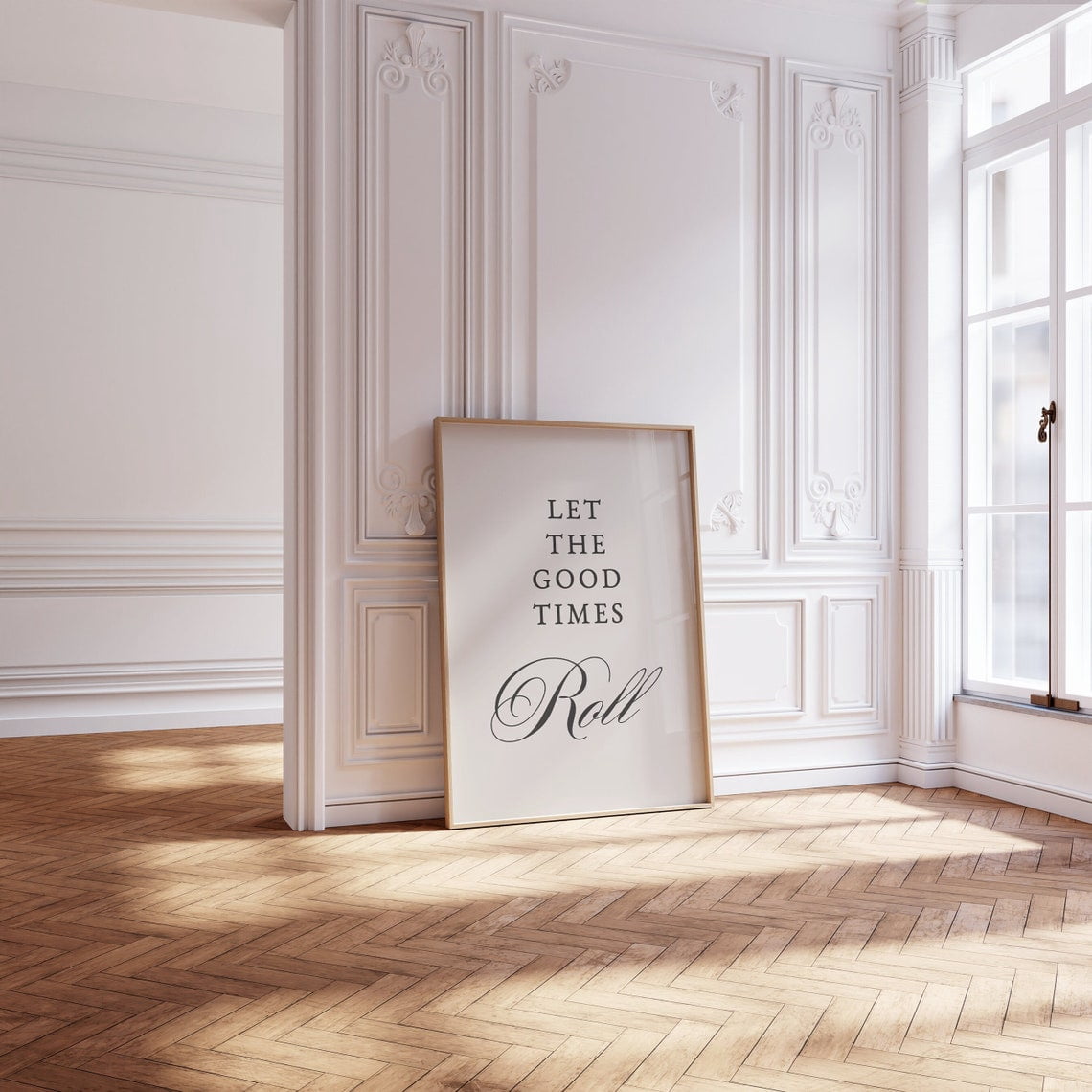 Bathroom Print Minimal Wall Art Let The Good Times Roll College Dorm ...