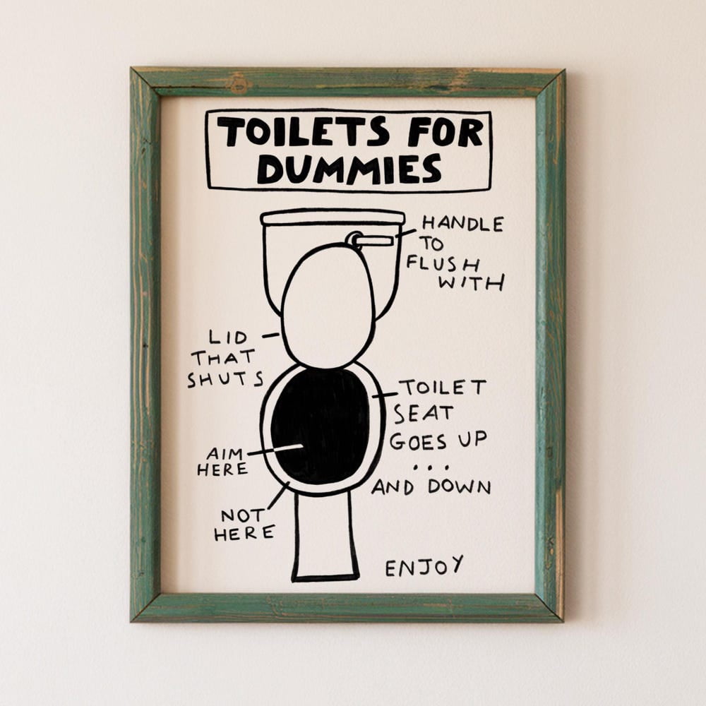 Bathroom Print, Toilet Art Print, Bathroom Poster, Bathroom ...