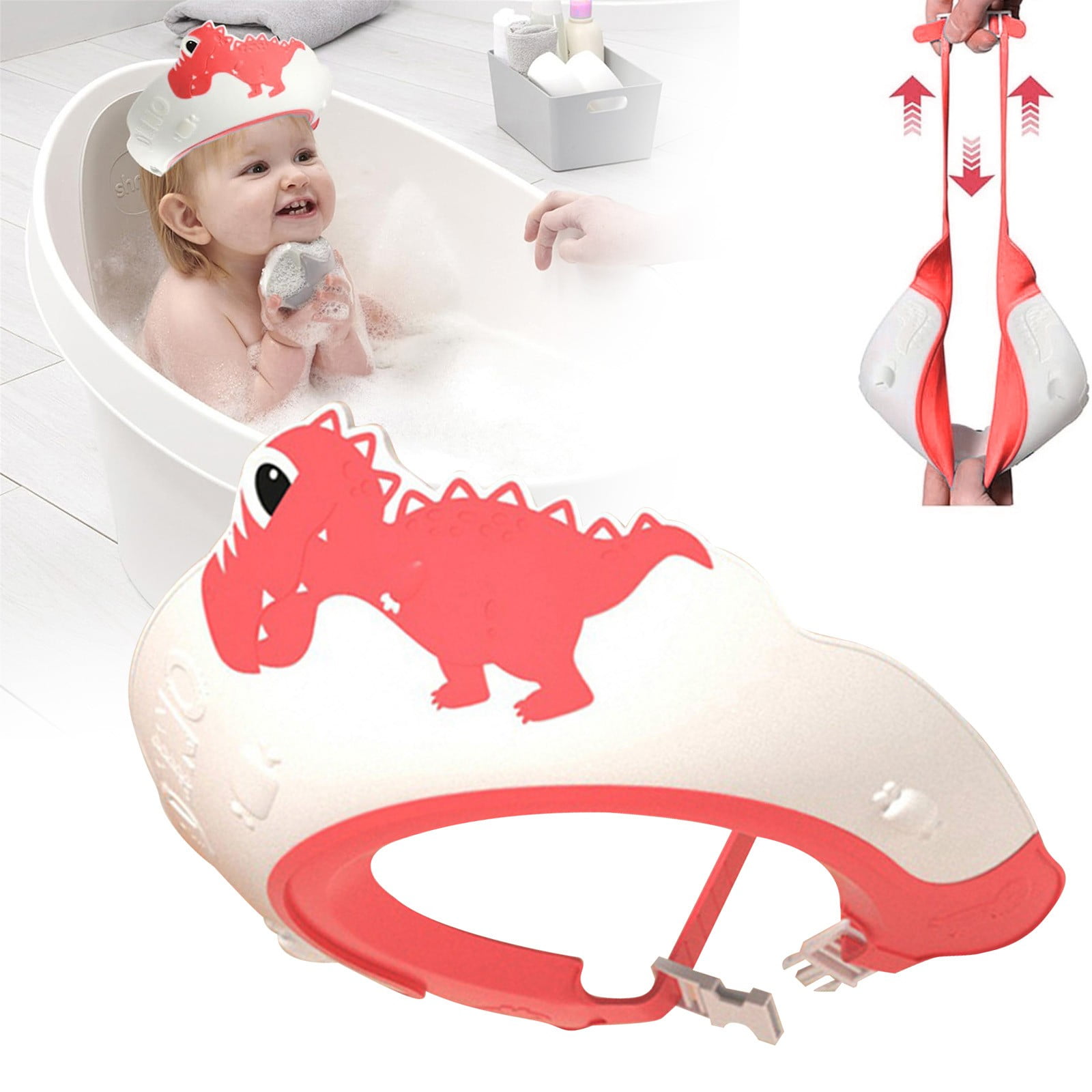 Bathroom Products,Cap Shield 1Pcs Shower Cap For Kids Cute Dinosaur ...