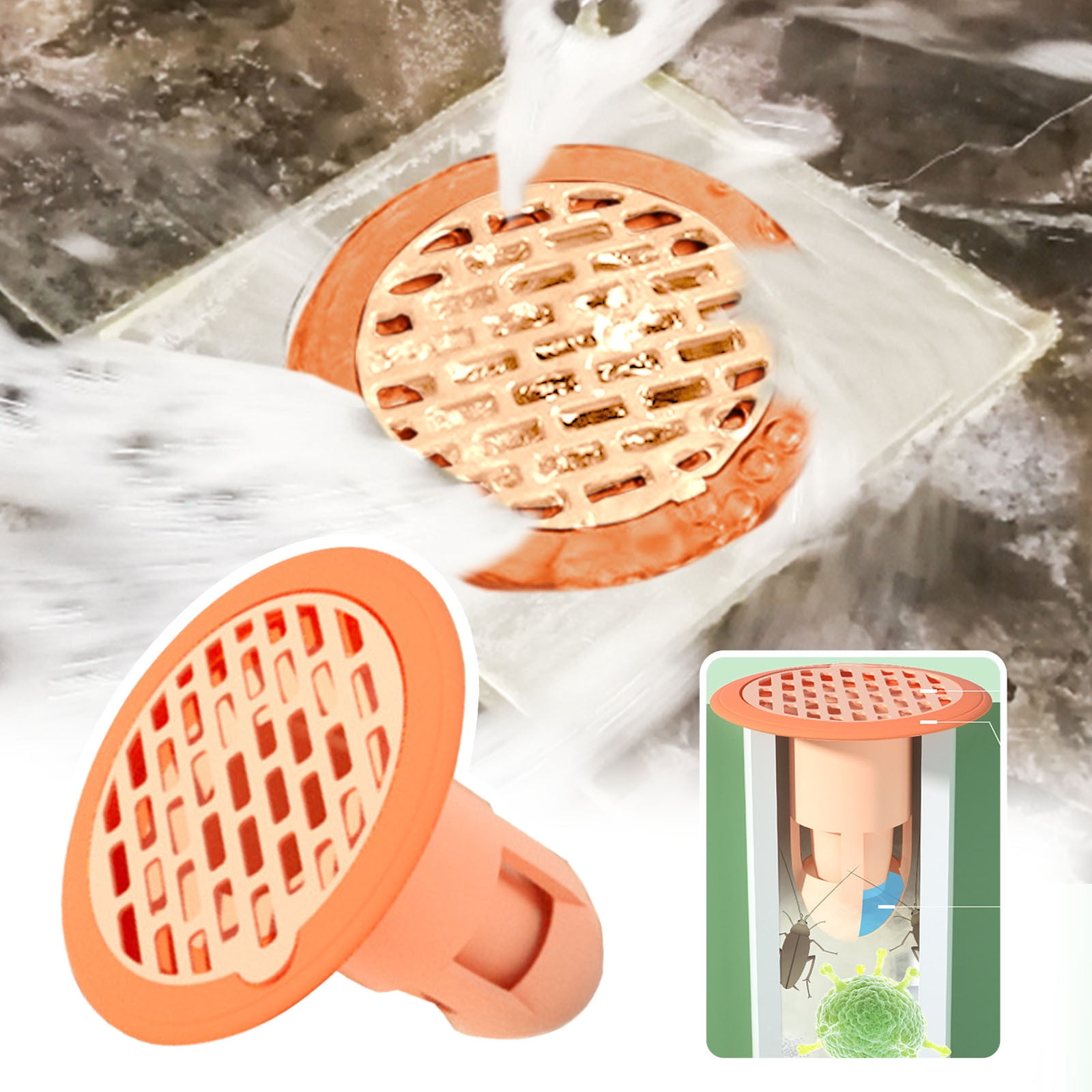 Bathroom Products Sewer Floor Drain Core Floor Drain Silicone Sleeve ...
