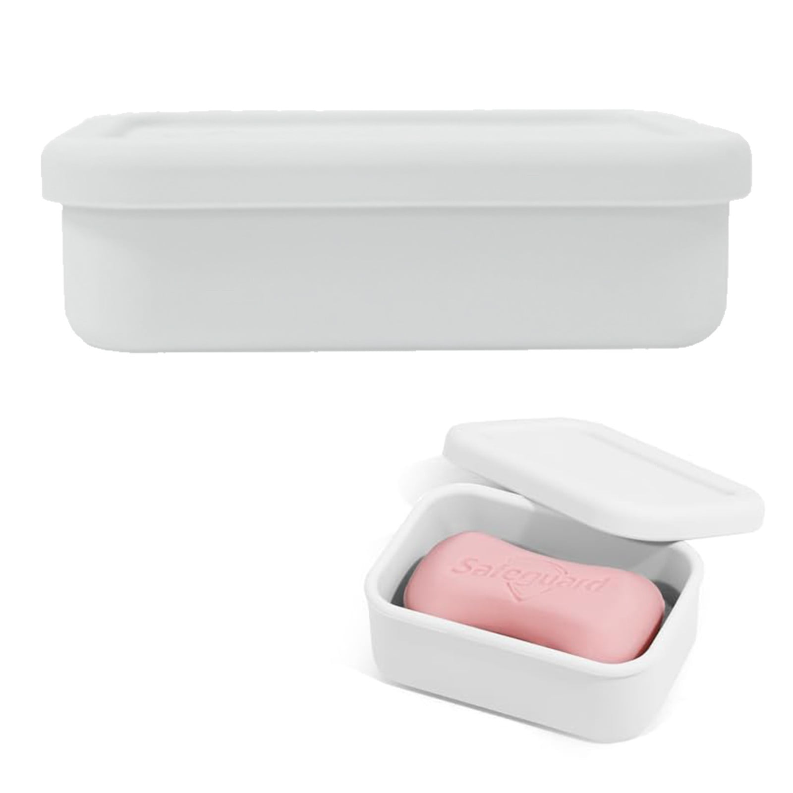 Bathroom Products Shower Nozzle Portable Travel Soap Box Silicone Soap ...