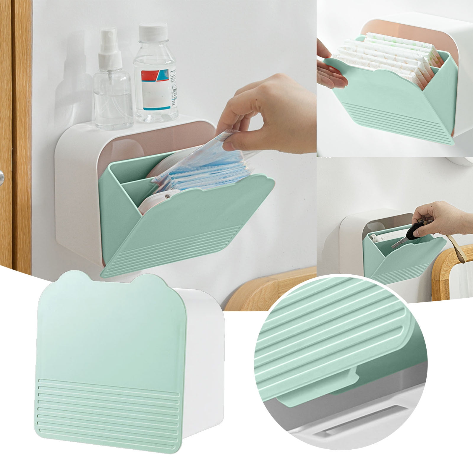 Bathroom Products Wall Mounted Toilet Sanitary Napkin Storage Box ...