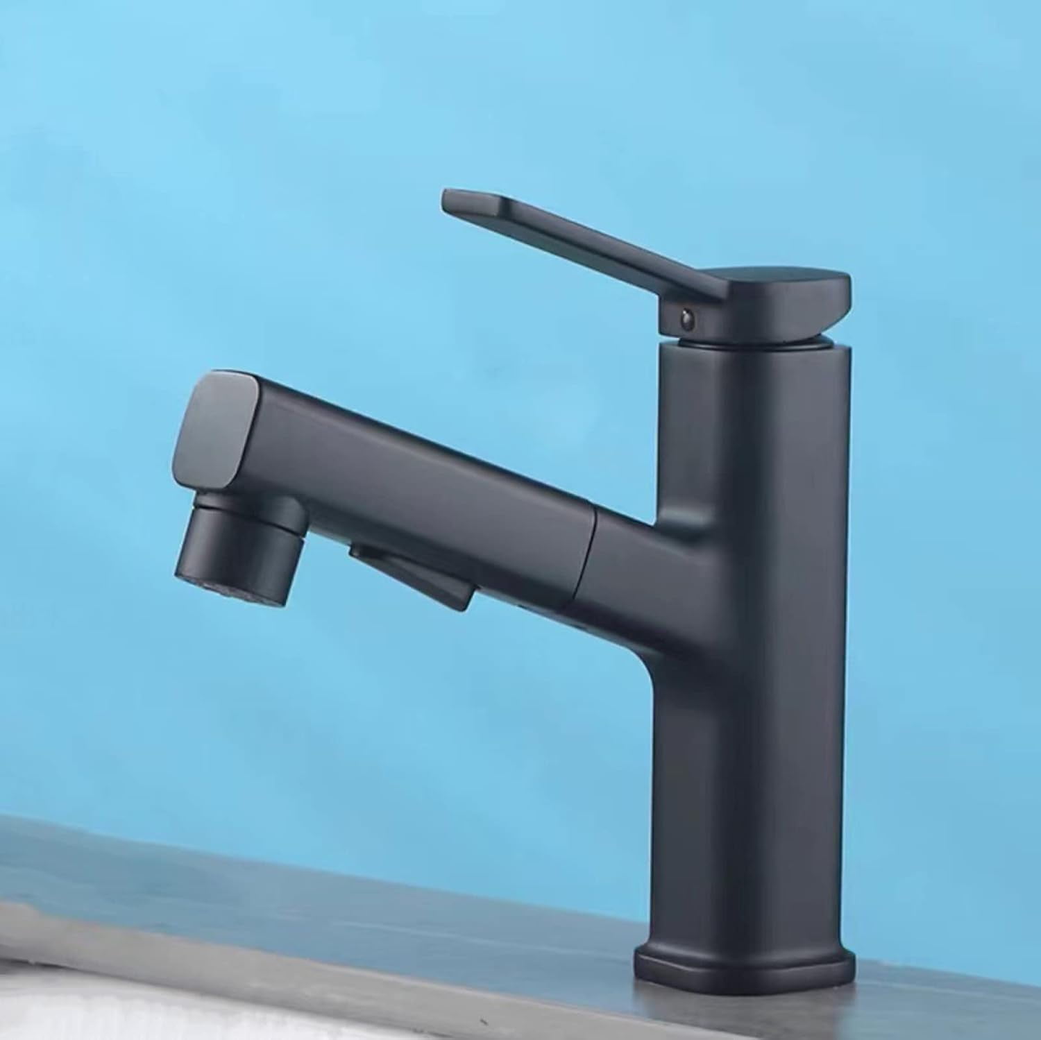 Bathroom Pull Out Faucet, Bathroom Sink Faucet with 3 Modes Pull Down ...