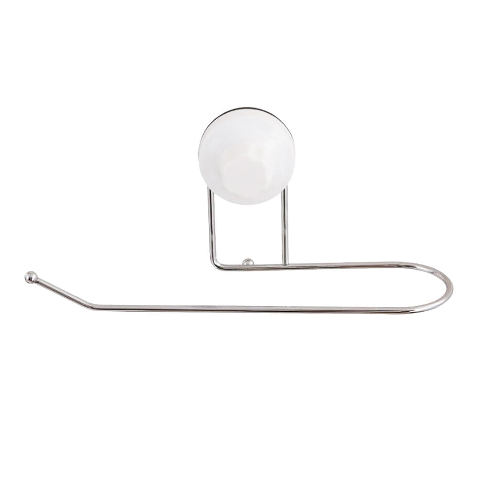 Bathroom Punch Free Toilet Paper Holder Suction Cup Toilet Towel Rack ...