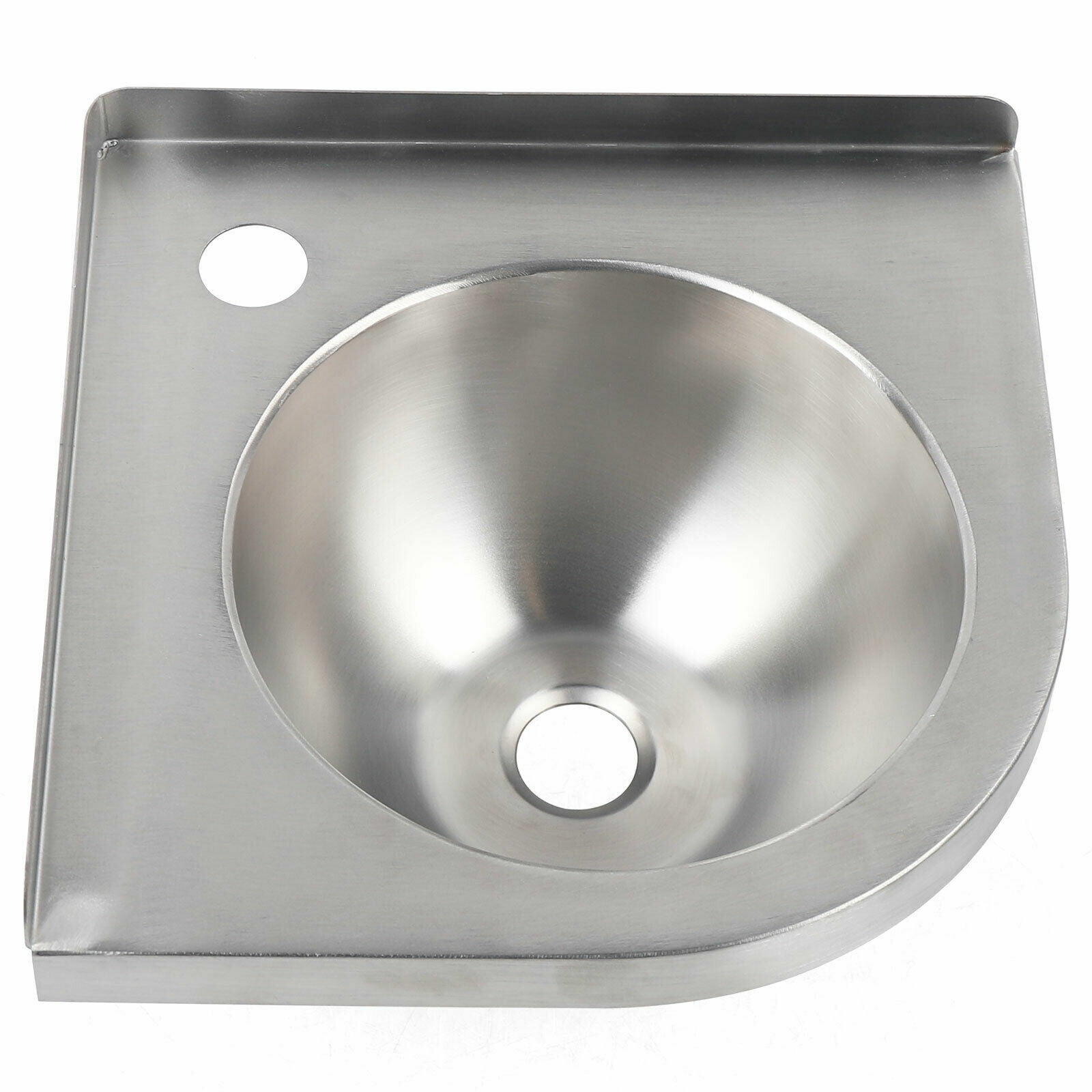 Bathroom RV Corner Basin Sinks, Boat Caravan RV Triangular Stainless ...